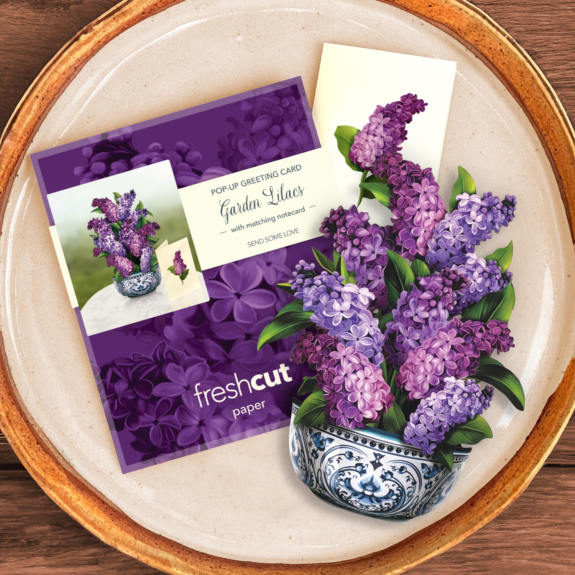 Snapklik.com : Pop Up Cards, Mini Garden Lilacs, 6 Inch Mini Sized ...