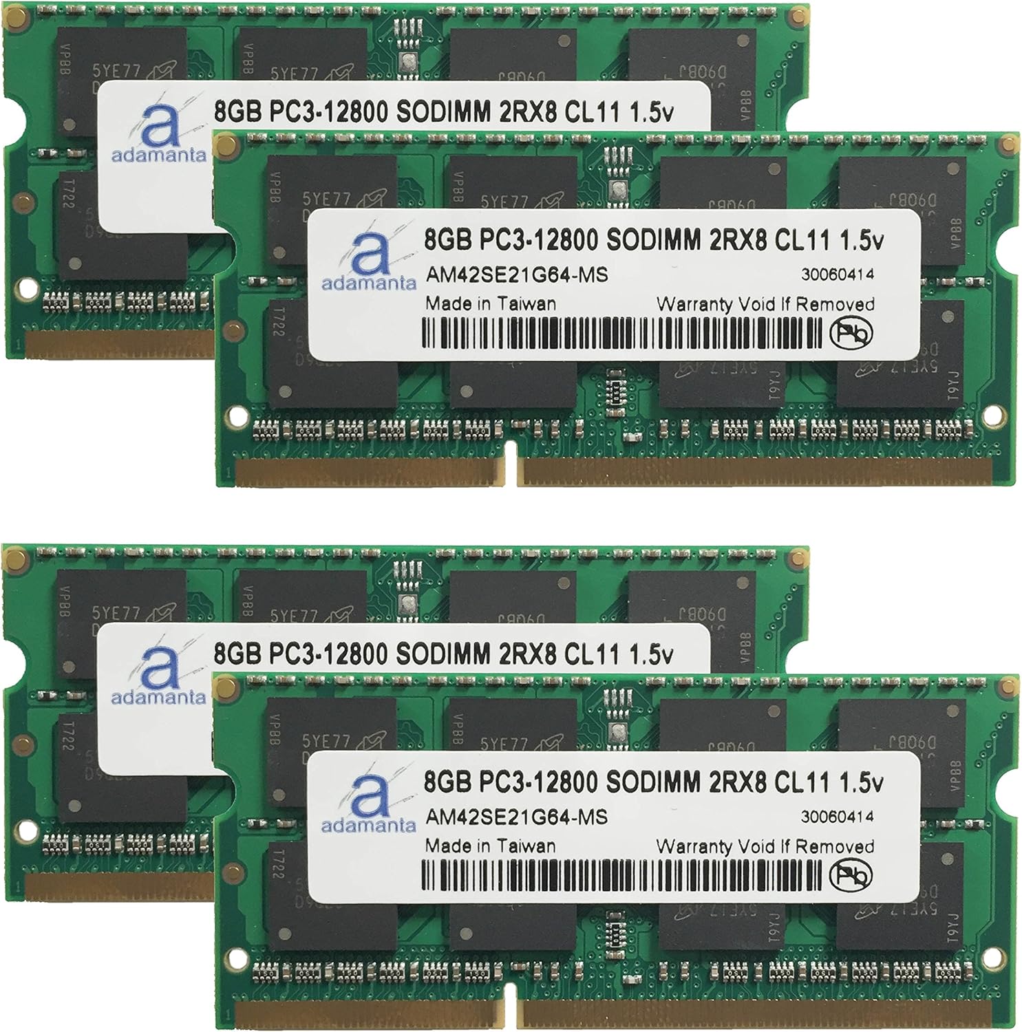 Adamanta 32GB (4x8GB) Laptop Memory Upgrade for iBuyPower Valkyrie CZ ...