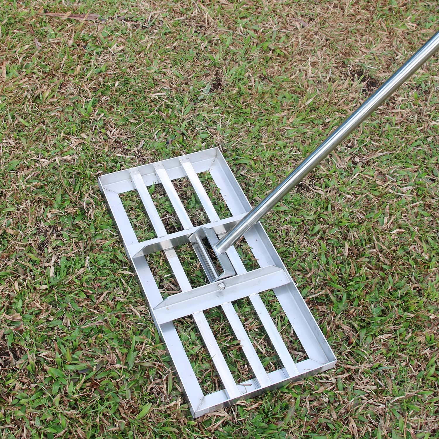 Amazon.com : Lawn Leveling Rake 20'' x 10", Stainless Steel Levelawn ...
