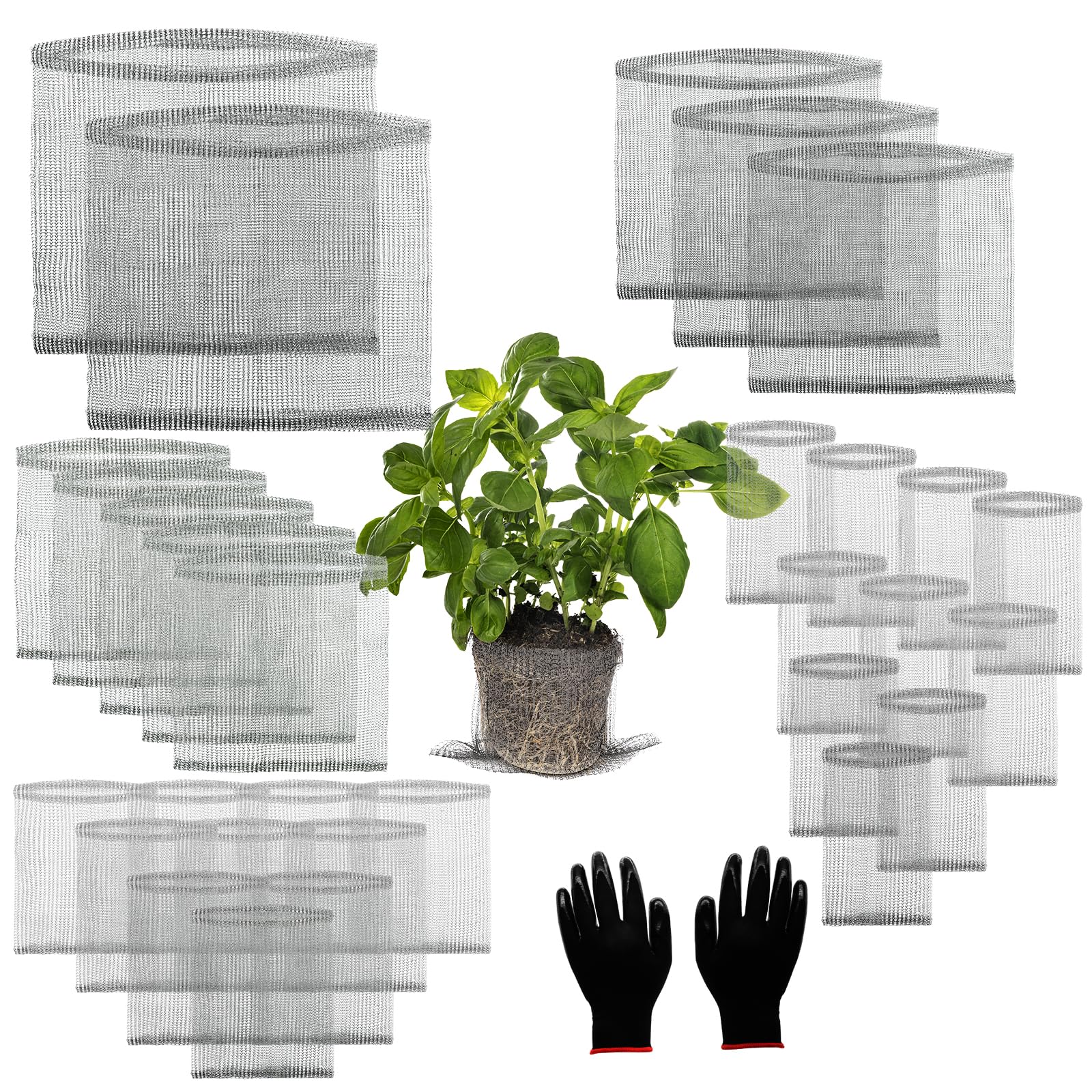 Amazon.com : Froidesente 30 Pcs Root Guard Gopher Proof Stainless Wire ...