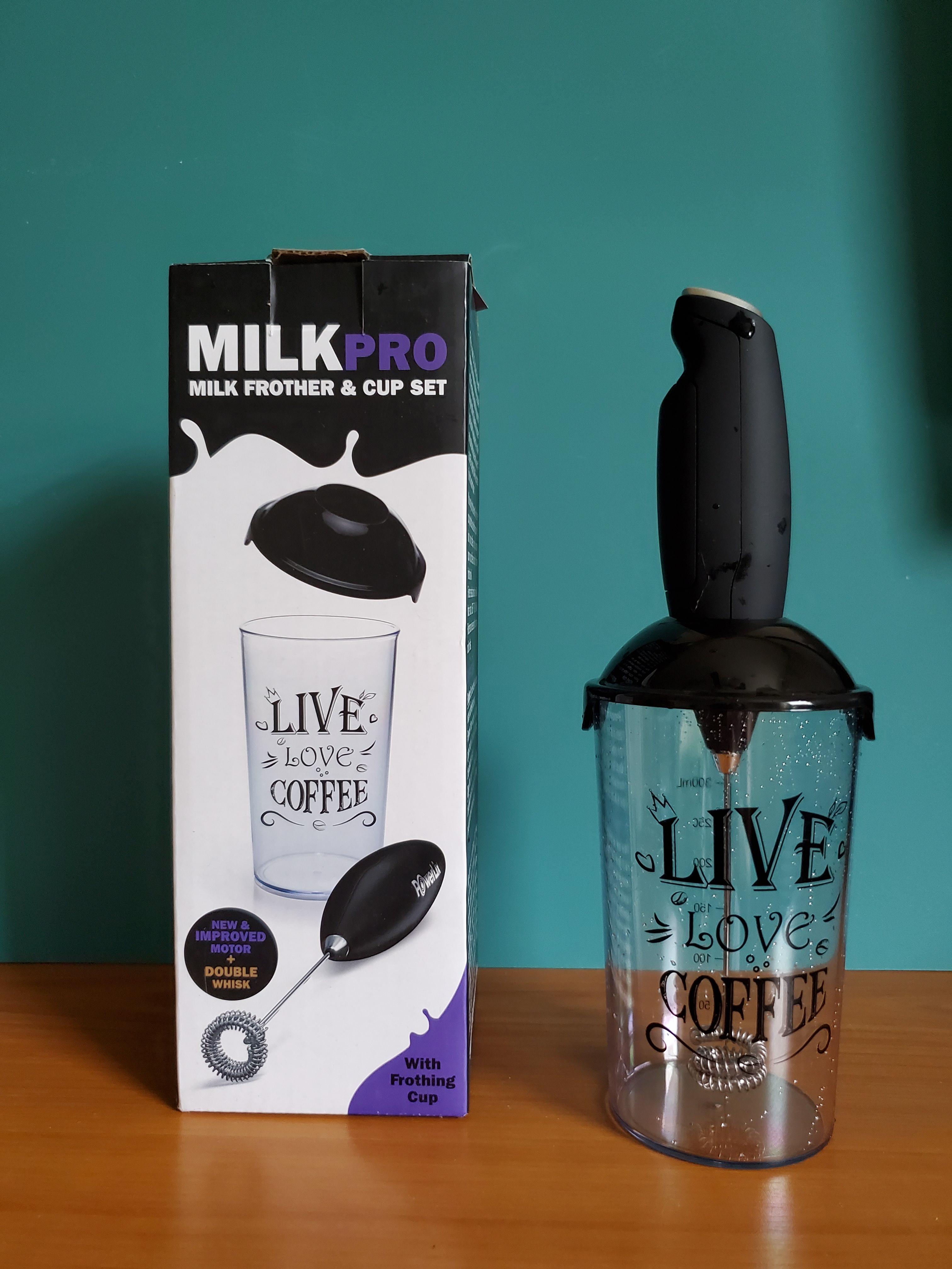 Watch PowerLix Handheld Milk Frother with Cup on Amazon Live