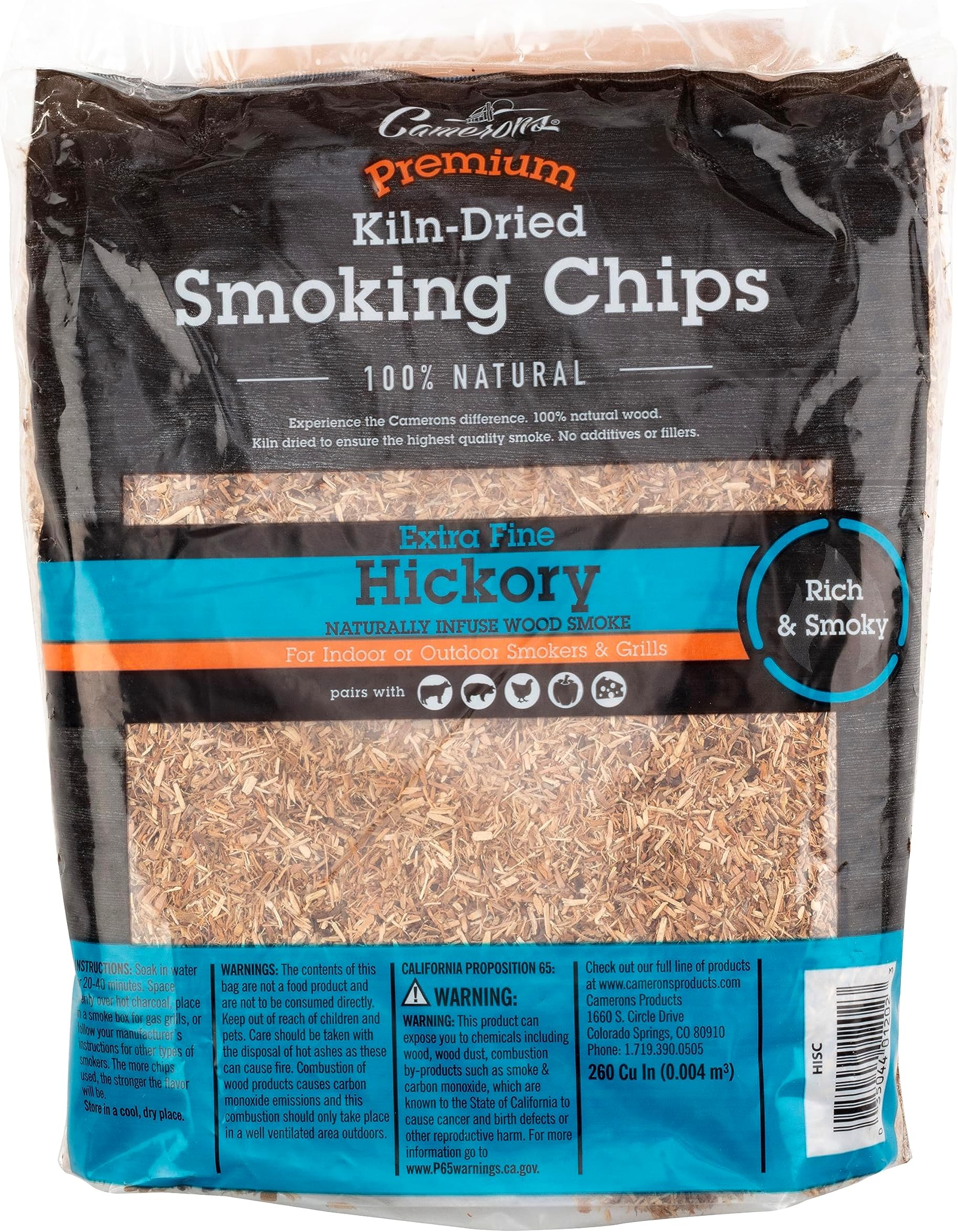 Amazon.com : Camerons All Natural Extra Fine BBQ Wood Chips, 3 Pack ...