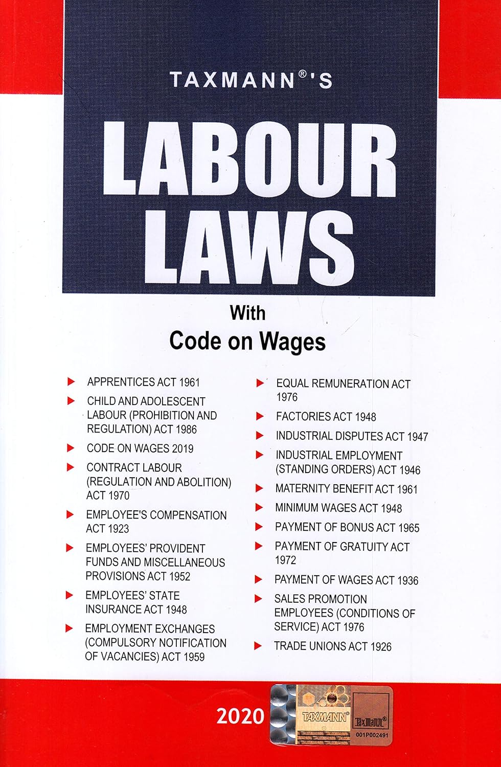 Buy Labour Laws with Code on Wages Book Online at Low Prices in India ...