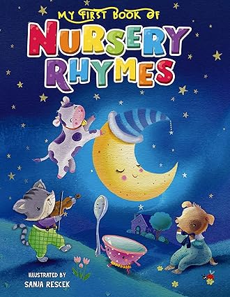 Amazon.com: My First Book of Nursery Rhymes - Children's Padded Board ...