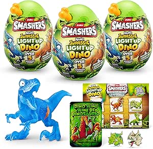 SMASHERS-Jurassic-Series 1-3PK Nano Egg 3PK in A Mail Box, Science ...
