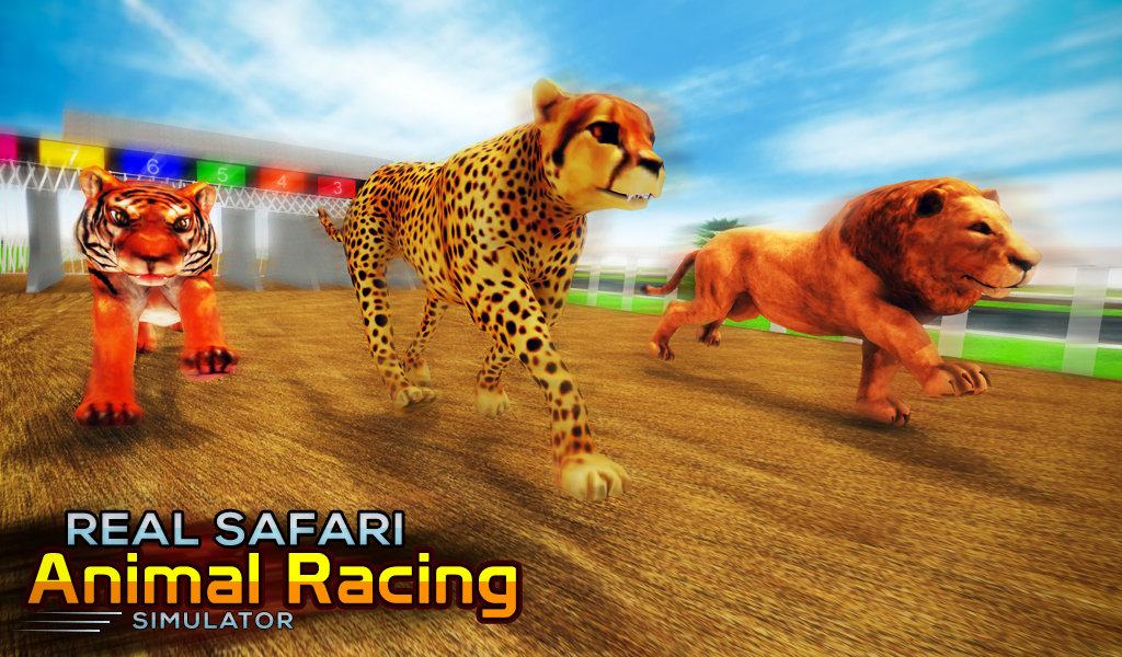 Real Safari Wild Animals Racing Game Fever Simulator 3D - Aplicativo na ...