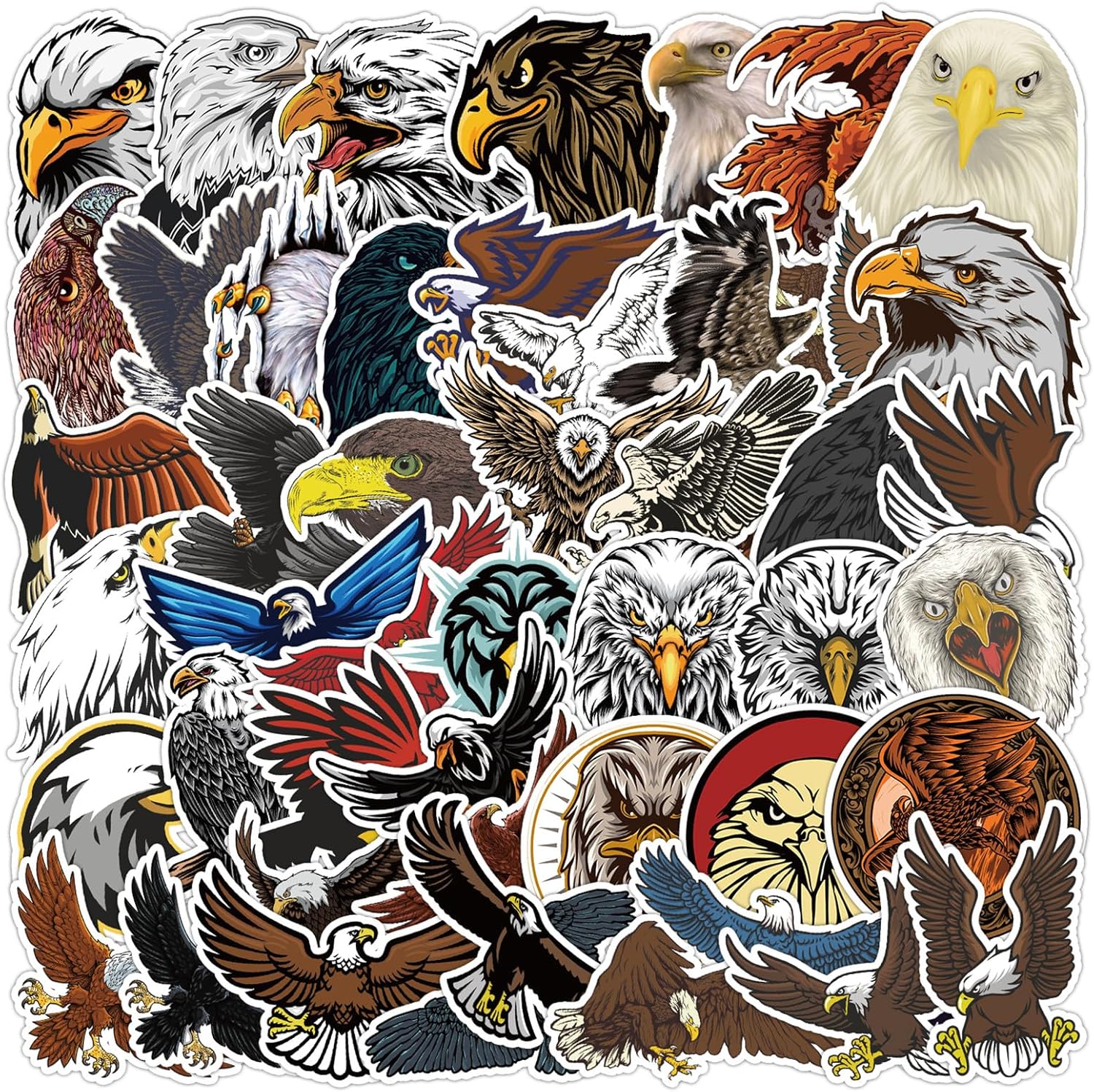 50 Pcs Hawk Stickers Pack for Kids Teens Adults, Philippines | Ubuy