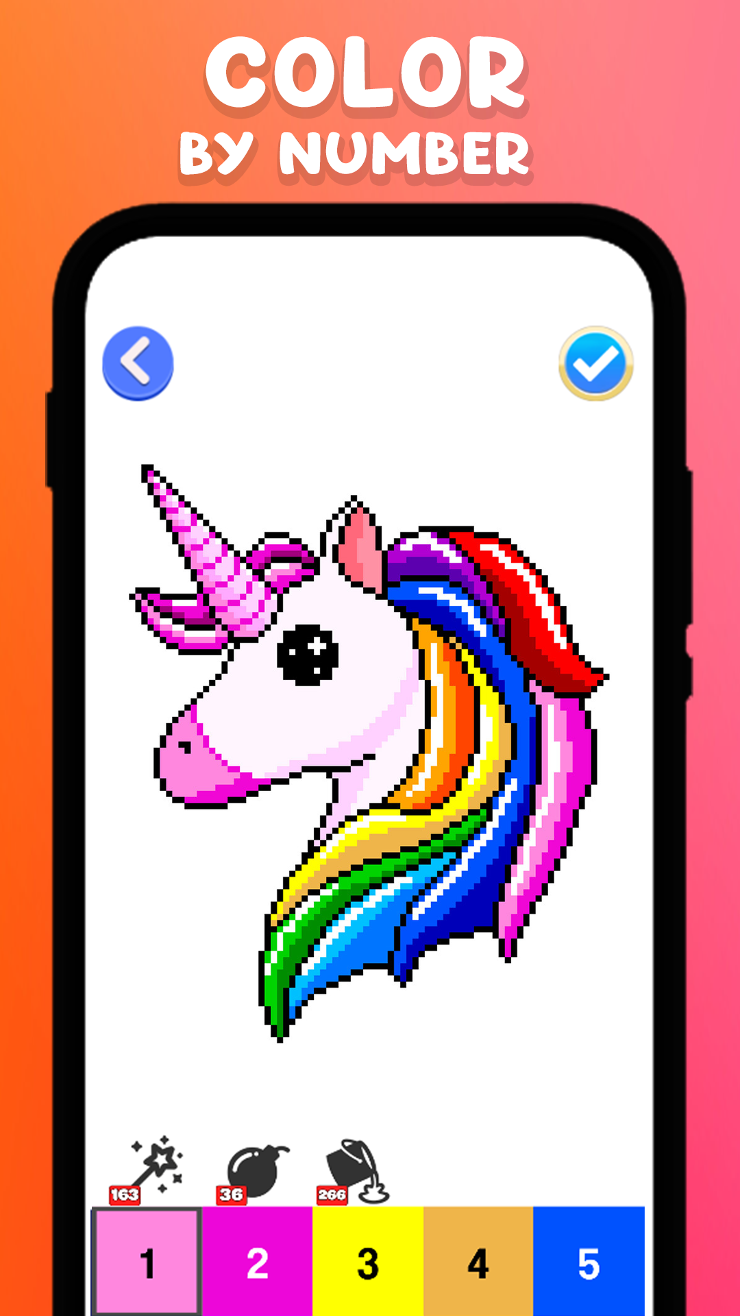 Coloring Mastery Apps: Color each Pixel by Number Game Art Book for ...