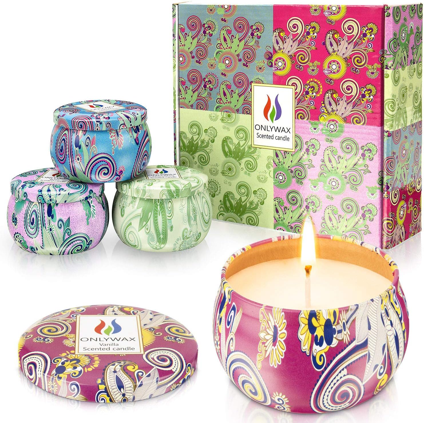 Wax Melts – 4 X Snap Bars - (Angel, Baby Powder, J'Adore, Snow Fairy ...