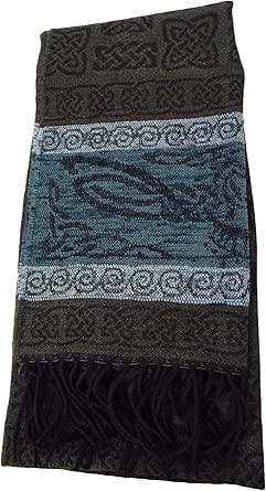 Calzeat Celtic Beasties Owl Scarf at Amazon Women’s Clothing store