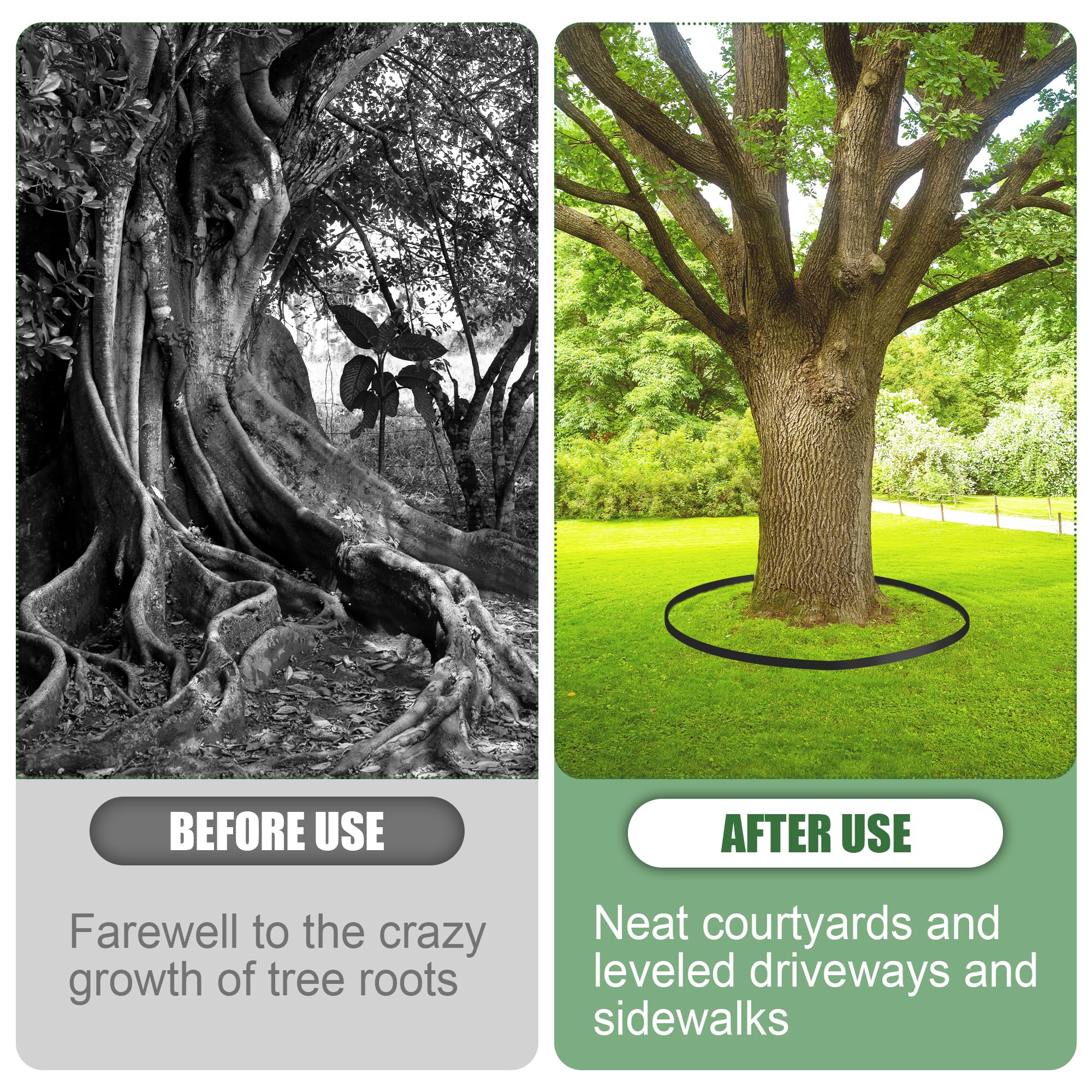 Snapklik.com : 50ft X 24in X 60mil Tree Root Barrier 24in Root Barrier ...