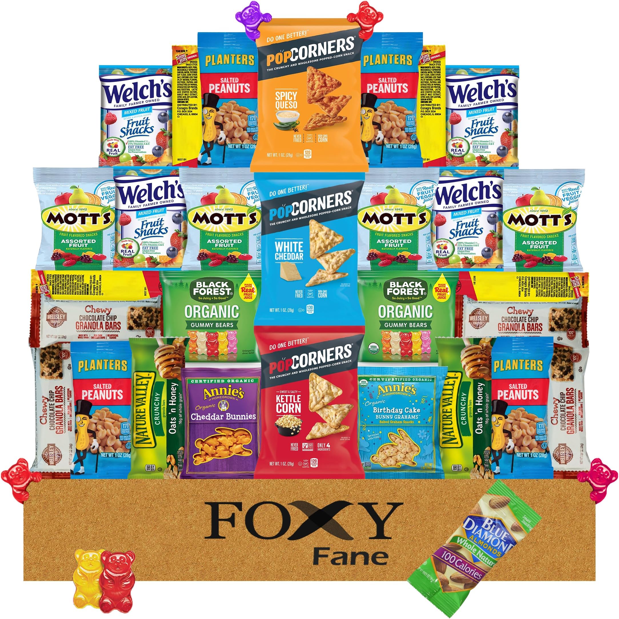 Amazon.com : Foxy Fane 30-Count Holiday Gift Box - Variety Pack of 30 ...