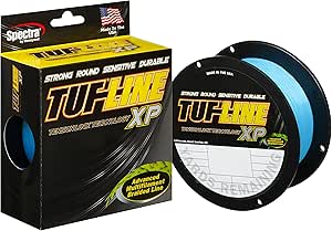 Tuf-Line XP 300-Yard Braided Fishing Line, Blue, 65-Pound, Braided Line ...