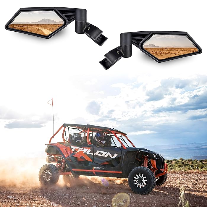 Buy Adjustable Folding Side View Mirrors for Honda Talon 1000R 1000X ...