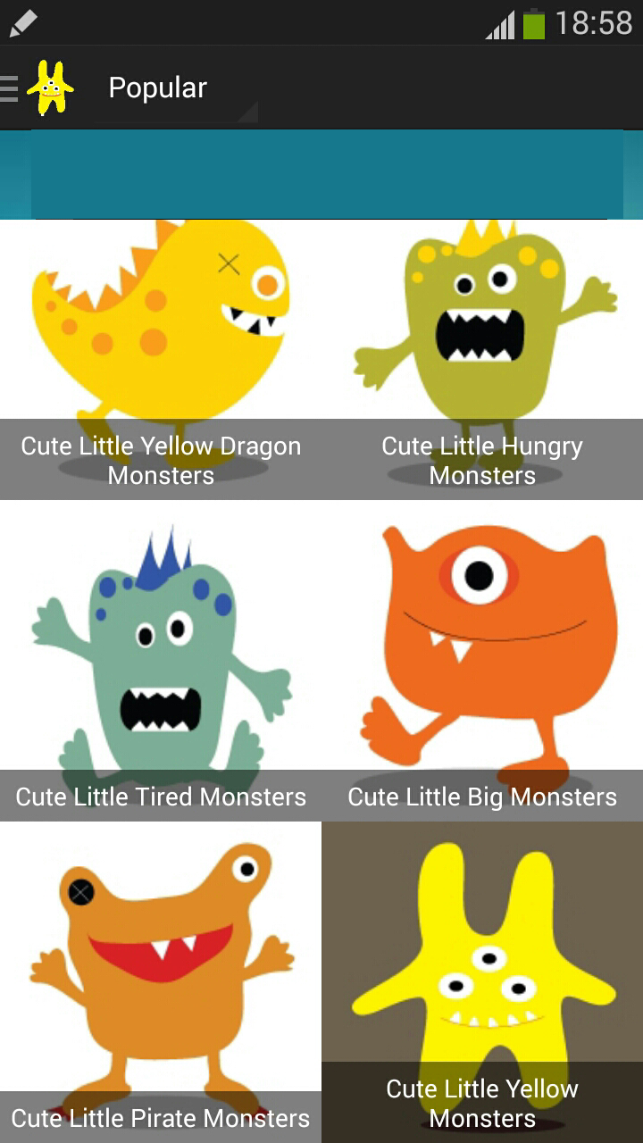 Cute Little Monsters Wallpaper For Your Kindle Device - App on Amazon ...
