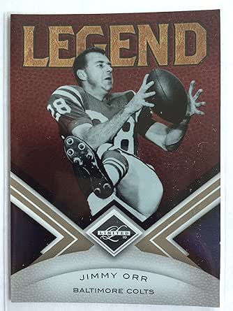 Amazon.com: 2010 Limited Football #133 Jimmy Orr NM/M (Near Mint/Mint ...