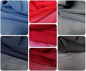 Amazon.com: 1mm Big Hole See Through Mechanical Stretch Polyester Mesh ...