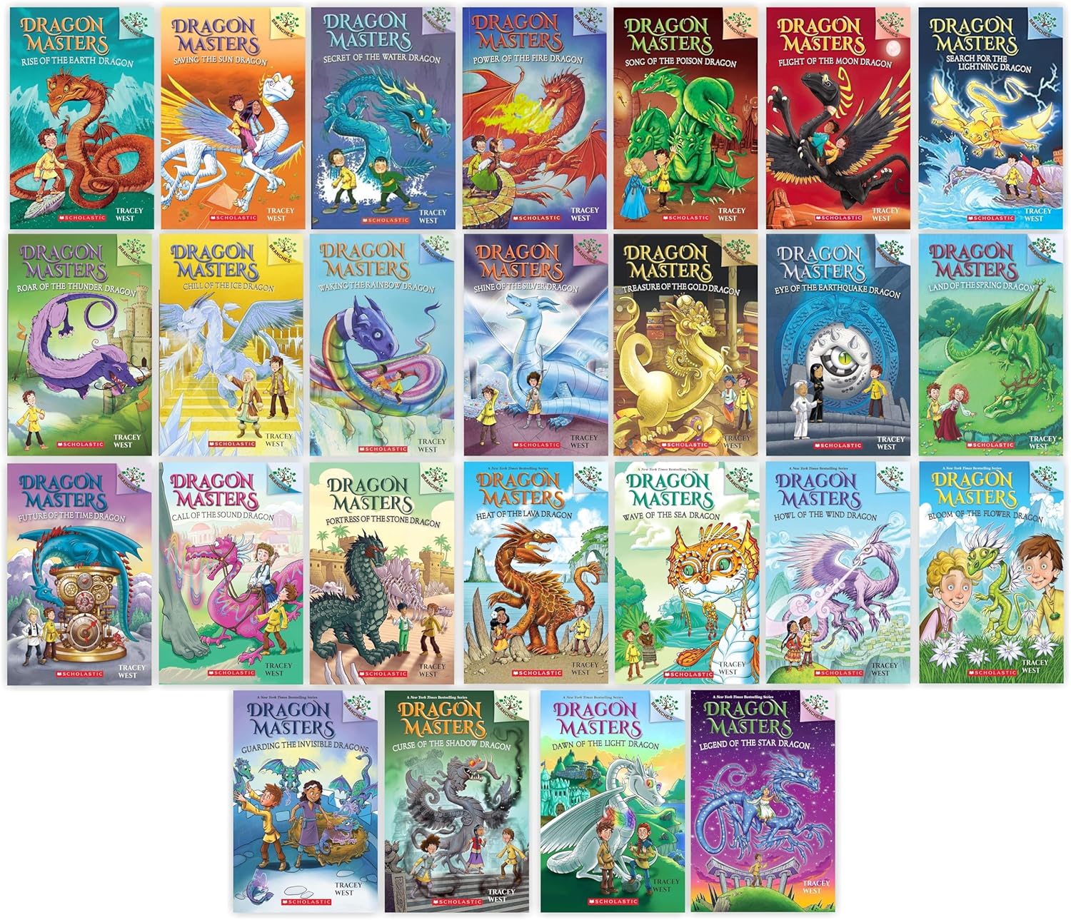 Dragon Masters Complete Series Set (Books 1-21): Tracey West, Graham ...