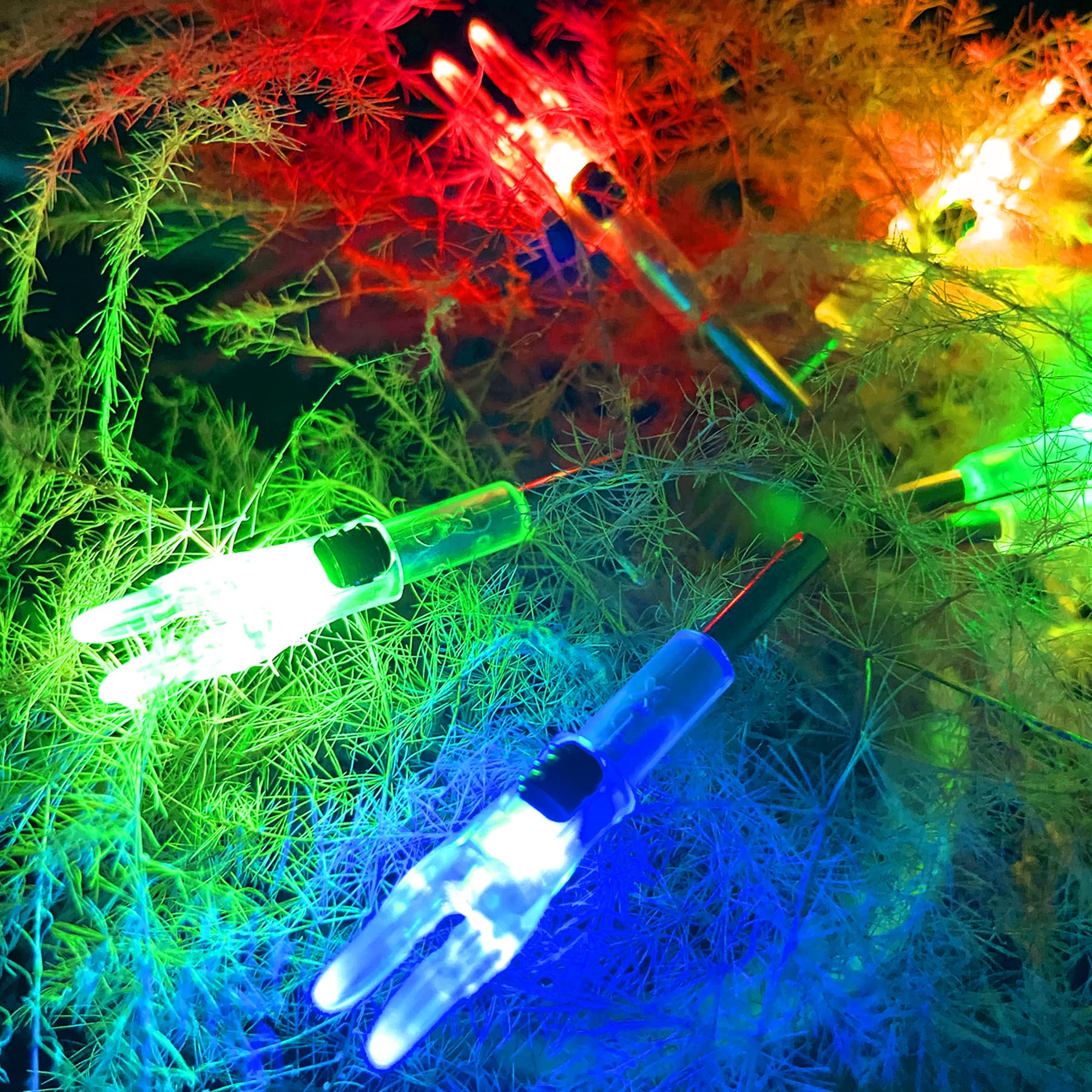 Snapklik.com : KEAUP 12 Pack X Lighted Nocks Universal Fit For Arrows