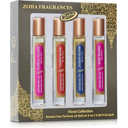 Amazon.com : Zoha Rose Bloom Perfume Oil for Women and Men | Alcohol ...