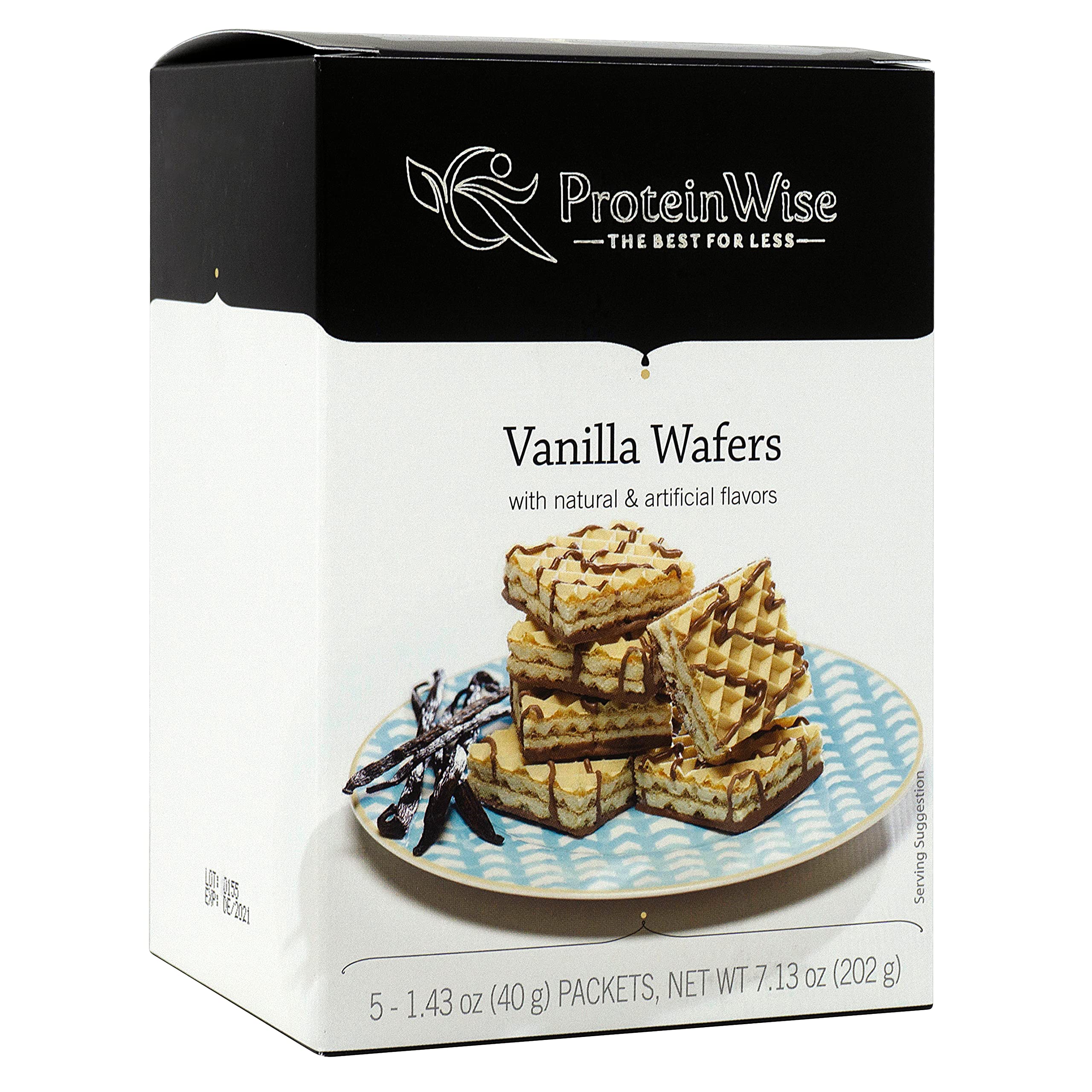 Amazon.com: Proteinwise - Vanilla Wafers, High Protein, Low Carb Snack ...