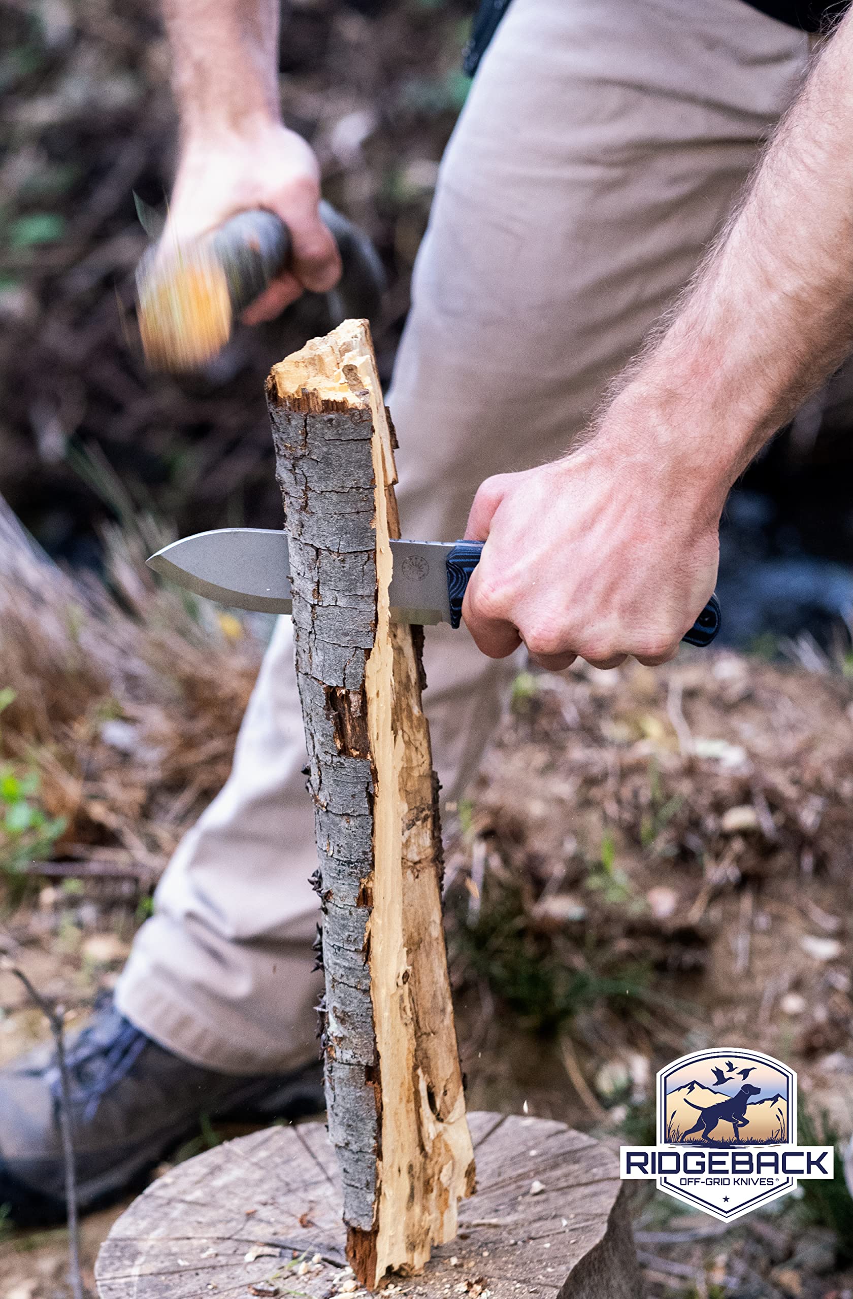 Buy Off-Grid Knives - Ridgeback Bushcraft Fixed Blade Knife w. Sandvik ...