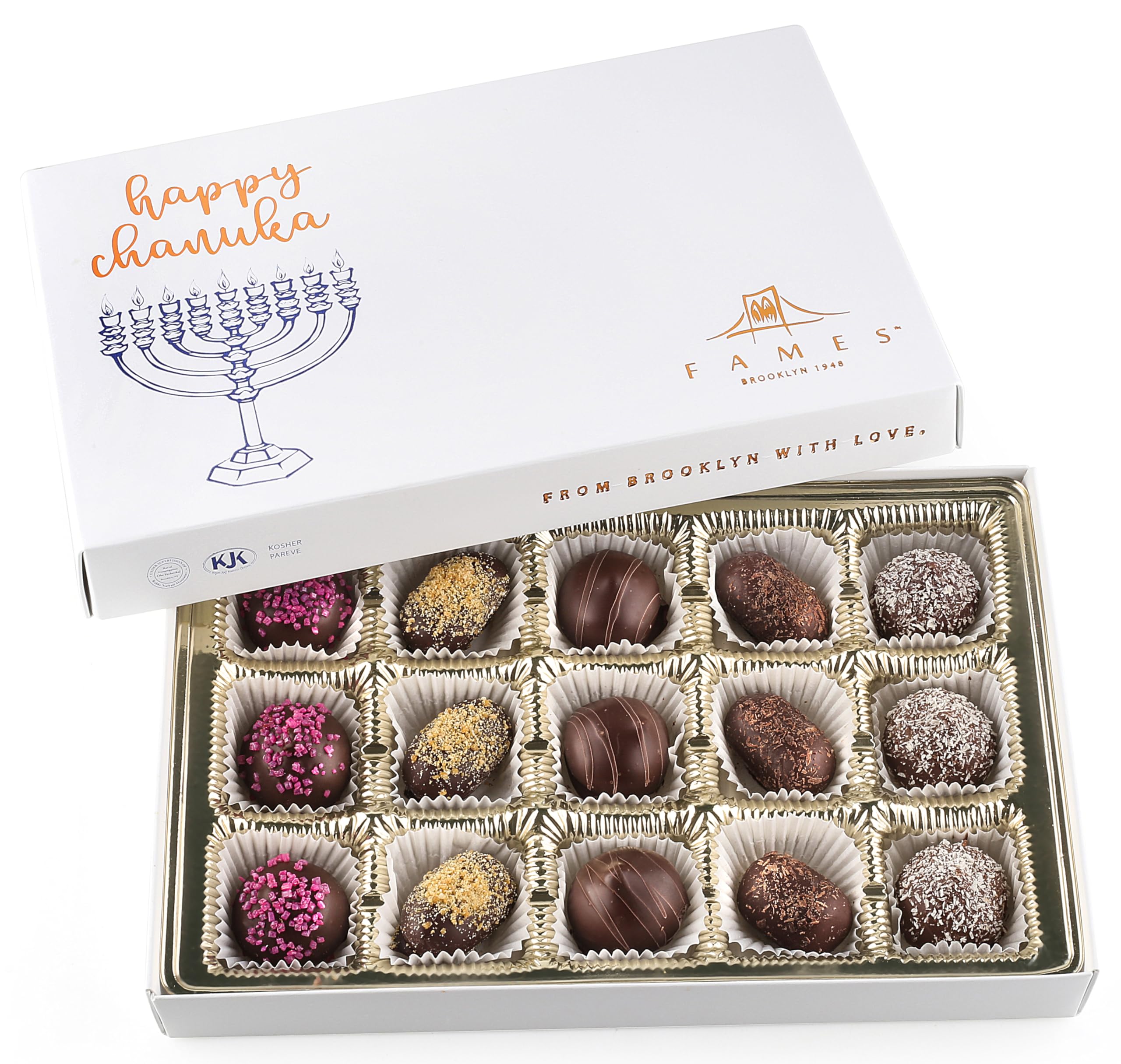 Amazon.com : Kosher Hanukkah Chocolate Gift Box - Limited Edition ...