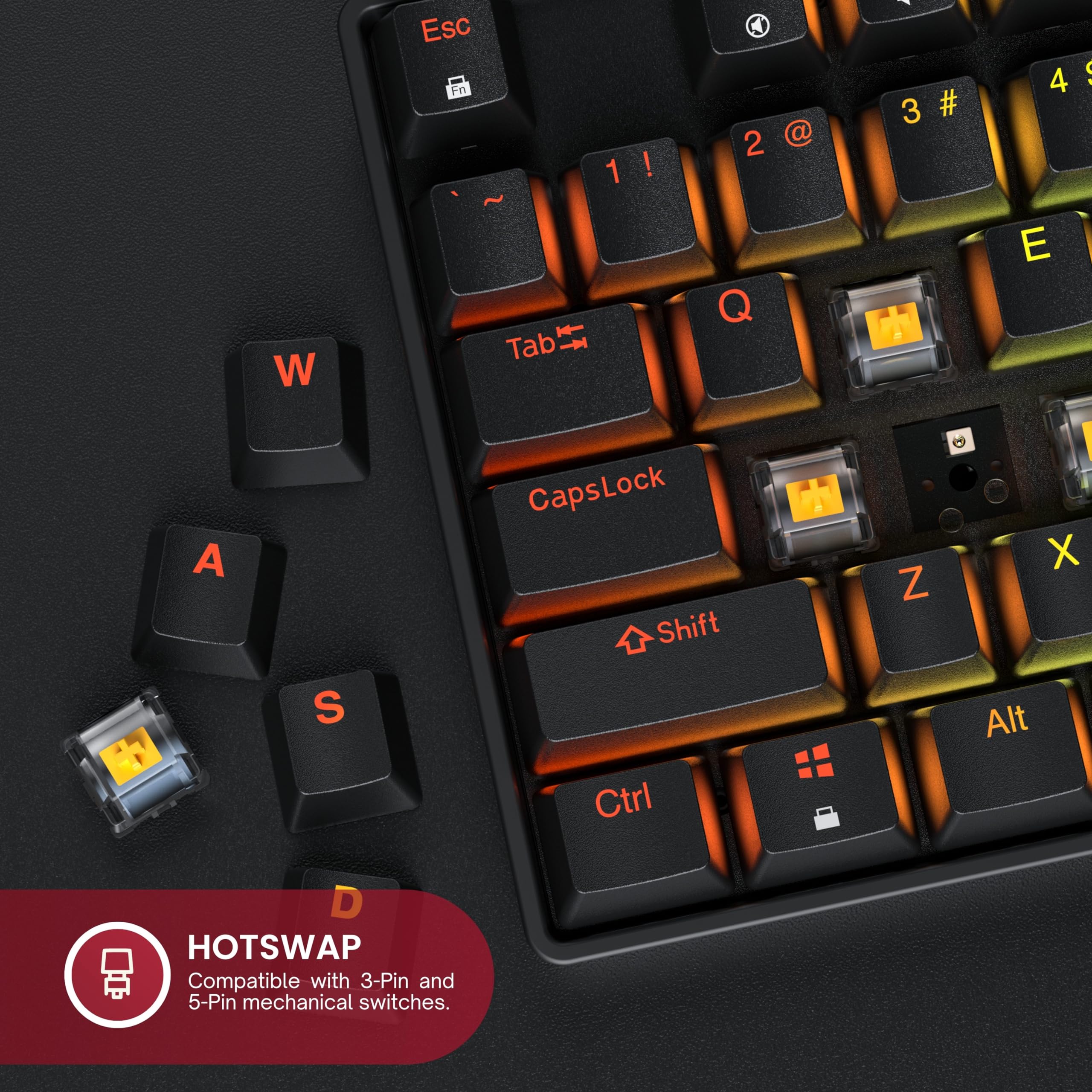Snapklik.com : HK GAMING GK80 TKL V3 Hotswap Mechanical Gaming Keyboard ...