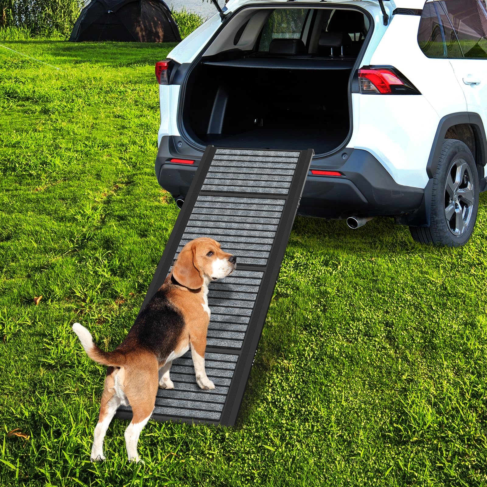 Amazon.com: Dog Ramp for Car Folding Dog Ramps for Large Dogs, 63" Long ...