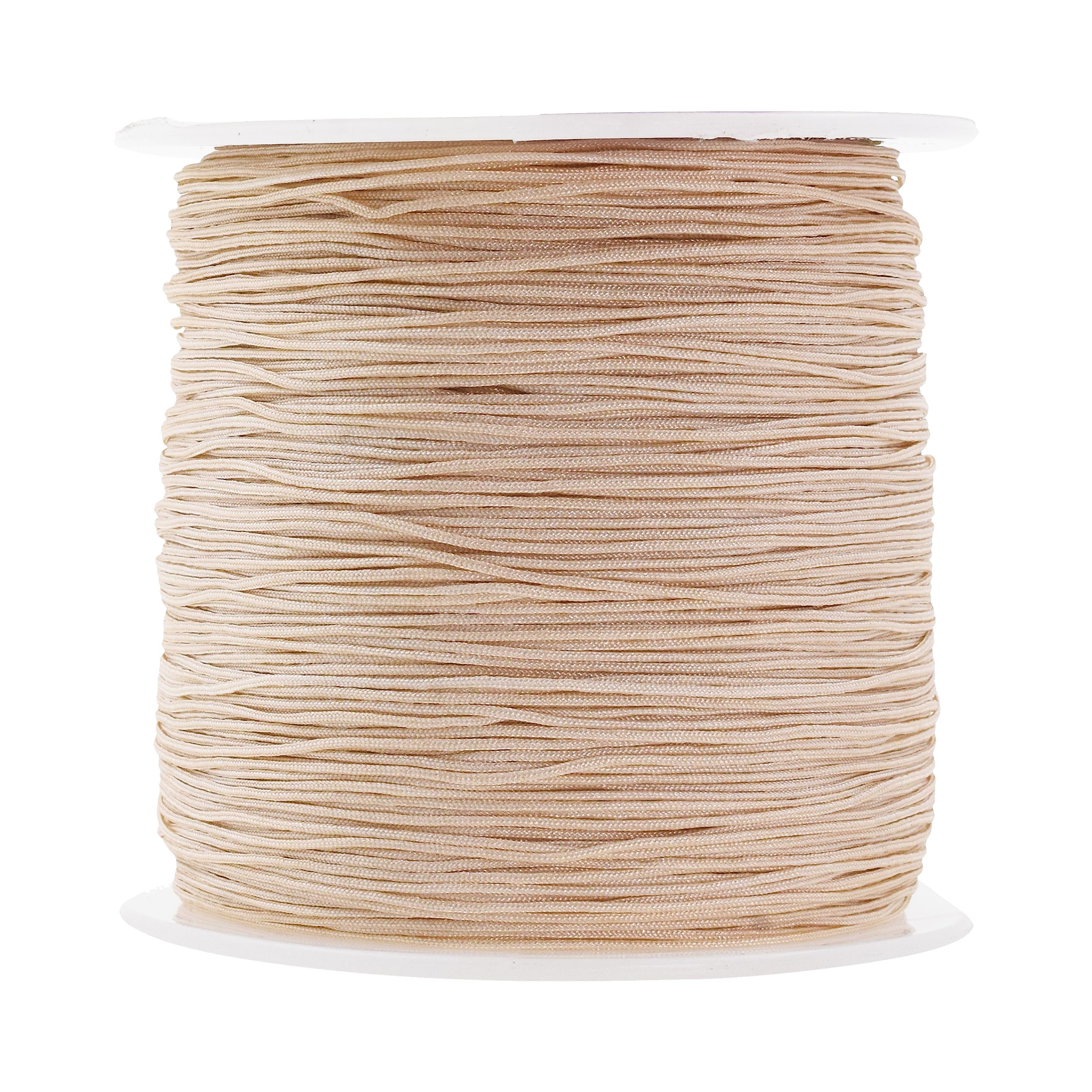 Amazon.com: Mandala Crafts Nylon Satin Cord - 0.5mm Nylon Cord for ...