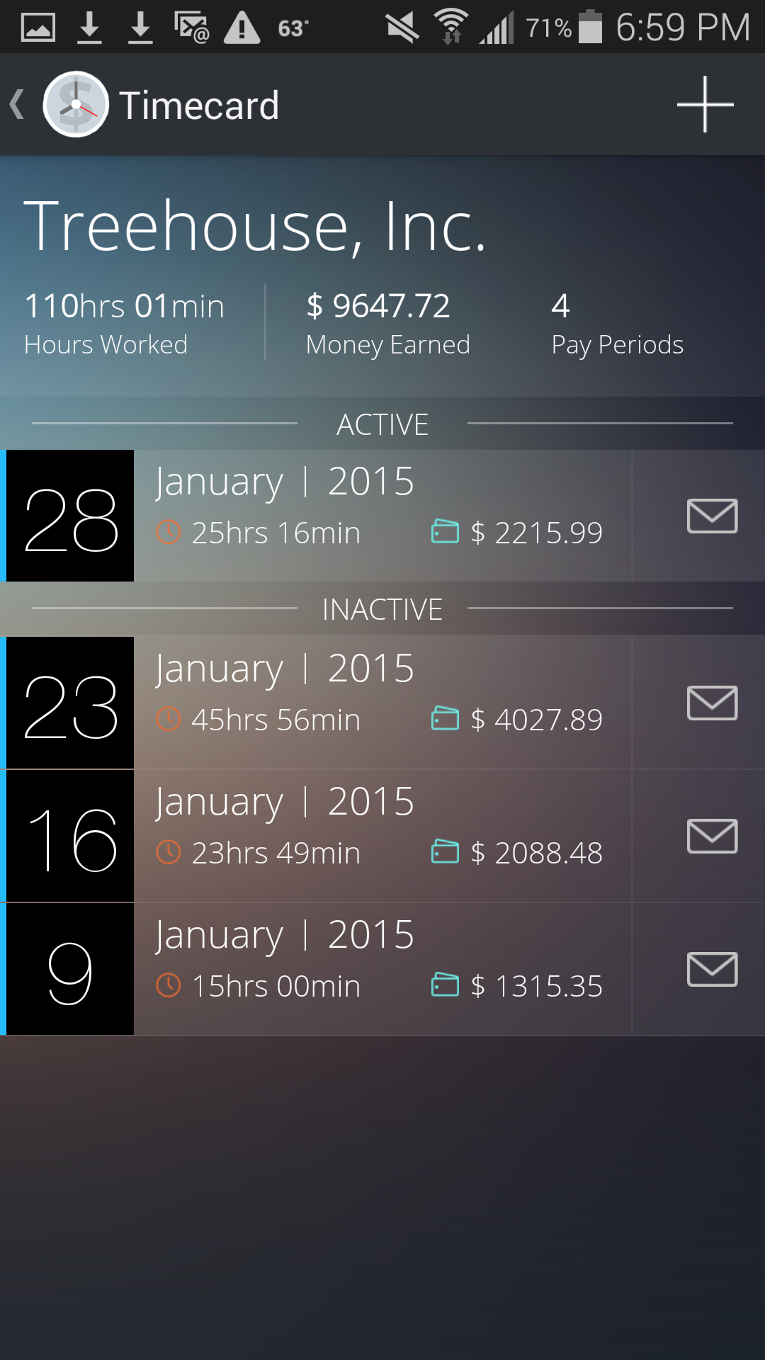 Timecard Pro - App on Amazon Appstore