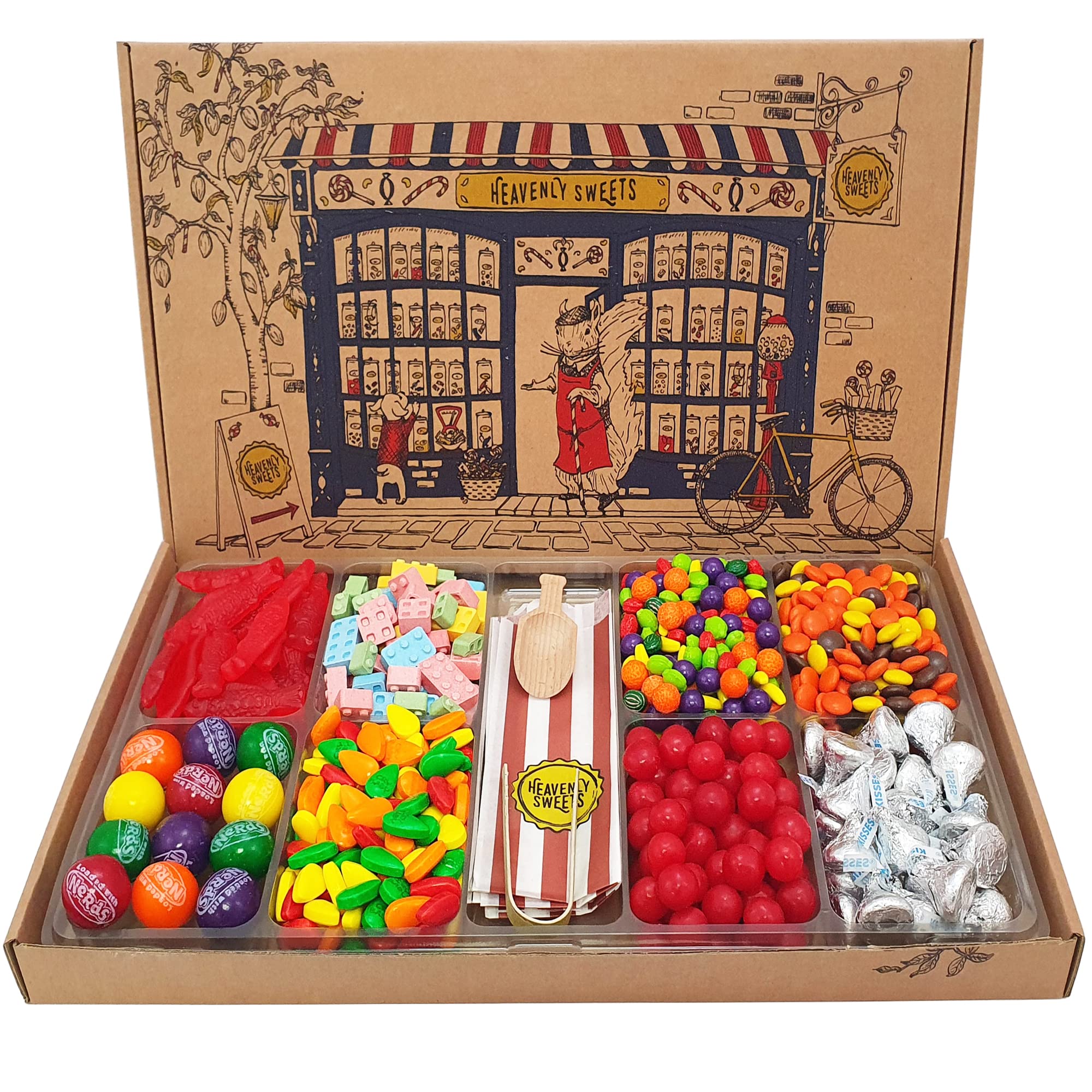 Buy American Sweets Gift Box - USA Retro Sweet Shop in a Box - 1.2KG ...