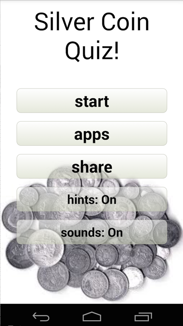 Silver Coin Quiz - App on Amazon Appstore