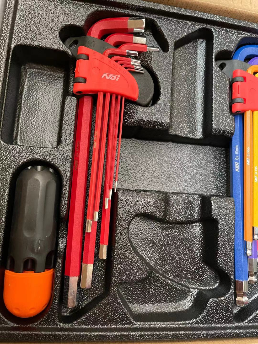 45PCS Extra Long Arm Wrench Allen Key Hex Set Metric + Imperial + Torx ...