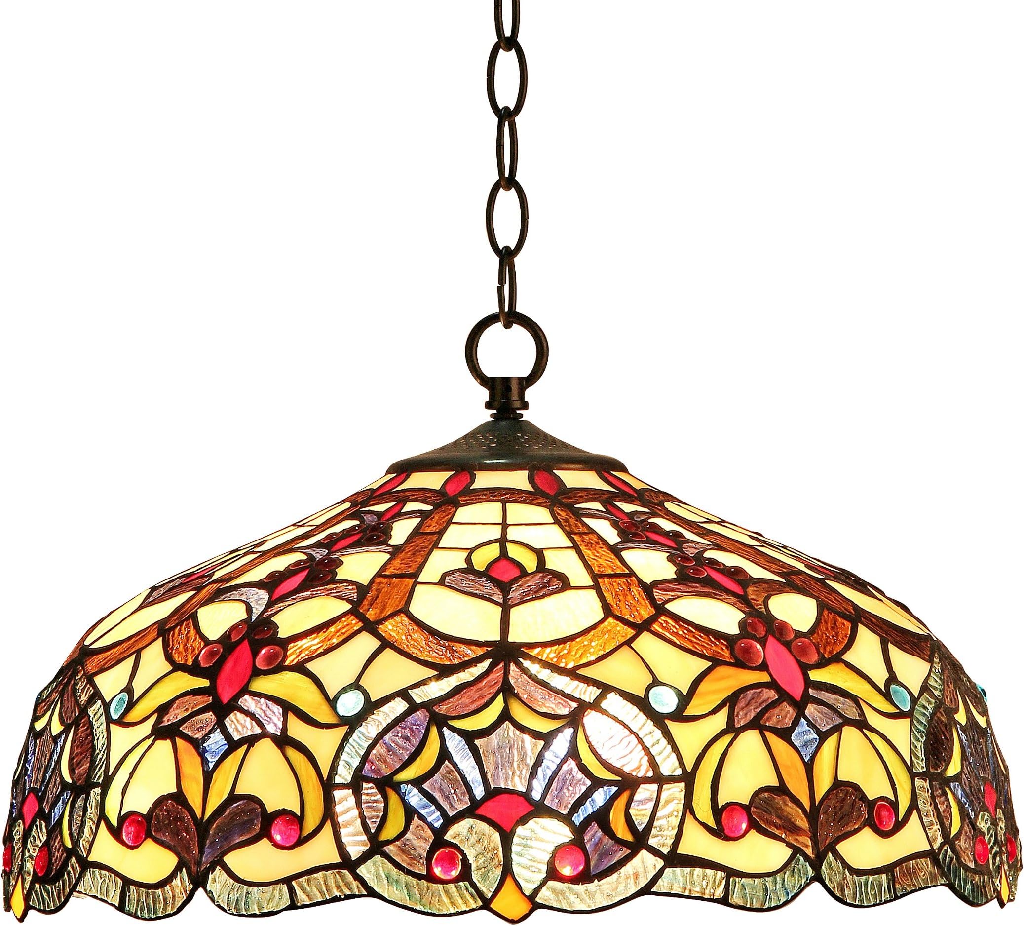 Chloe Lighting CH33360VR18-DH2 Hester Tiffany Style Victorian 2 Light ...