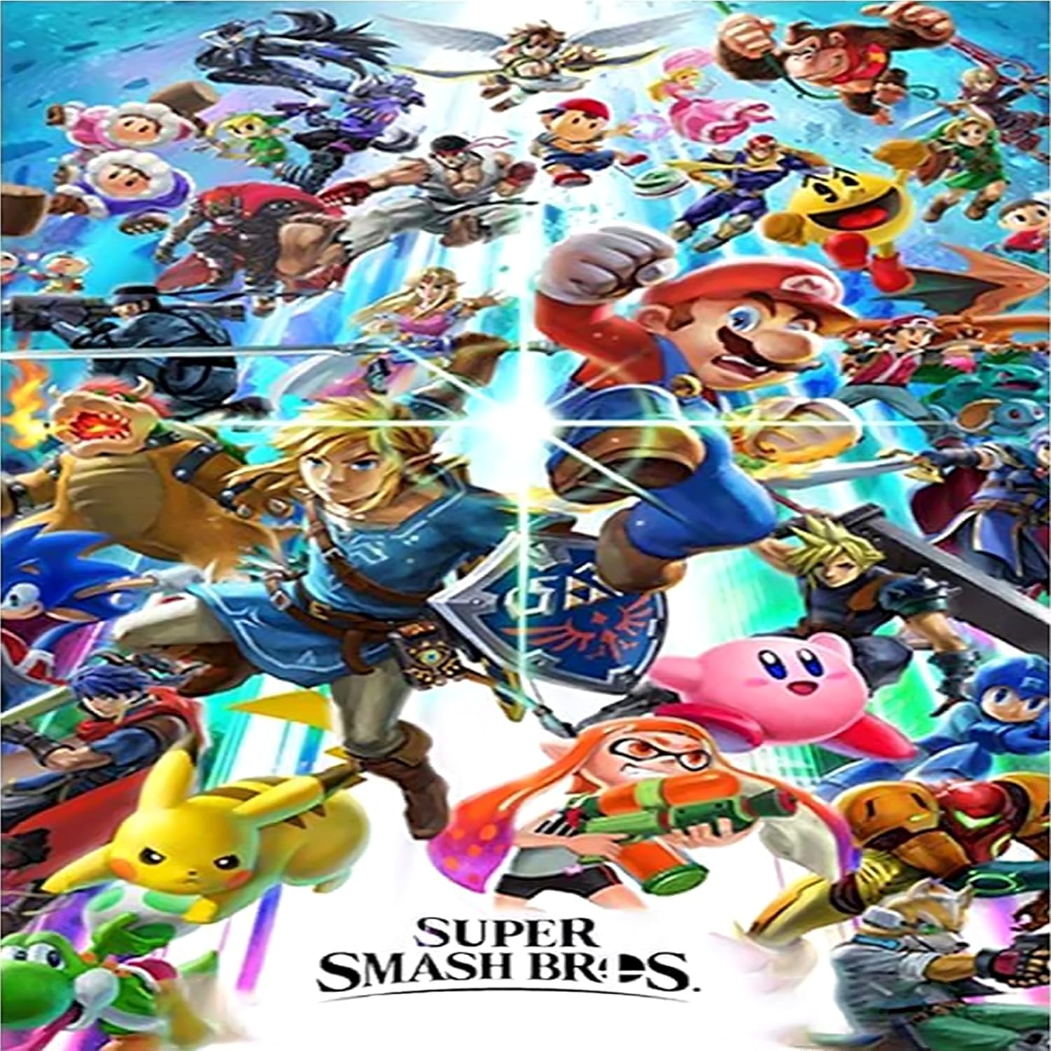 Amazon.com: Super Smash Bros. Ultimate, Poster, Rolled, Size 12X12, by ...