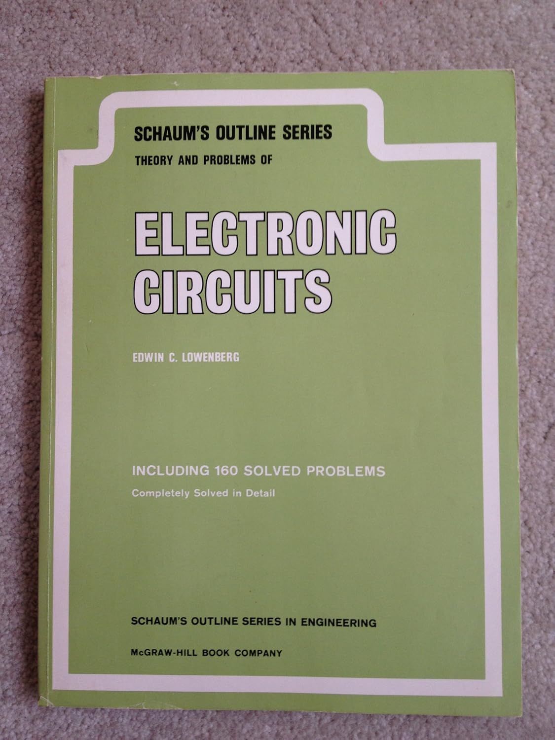 Theory and Problems of Electronic Circuits (Schaum's Outline Series ...