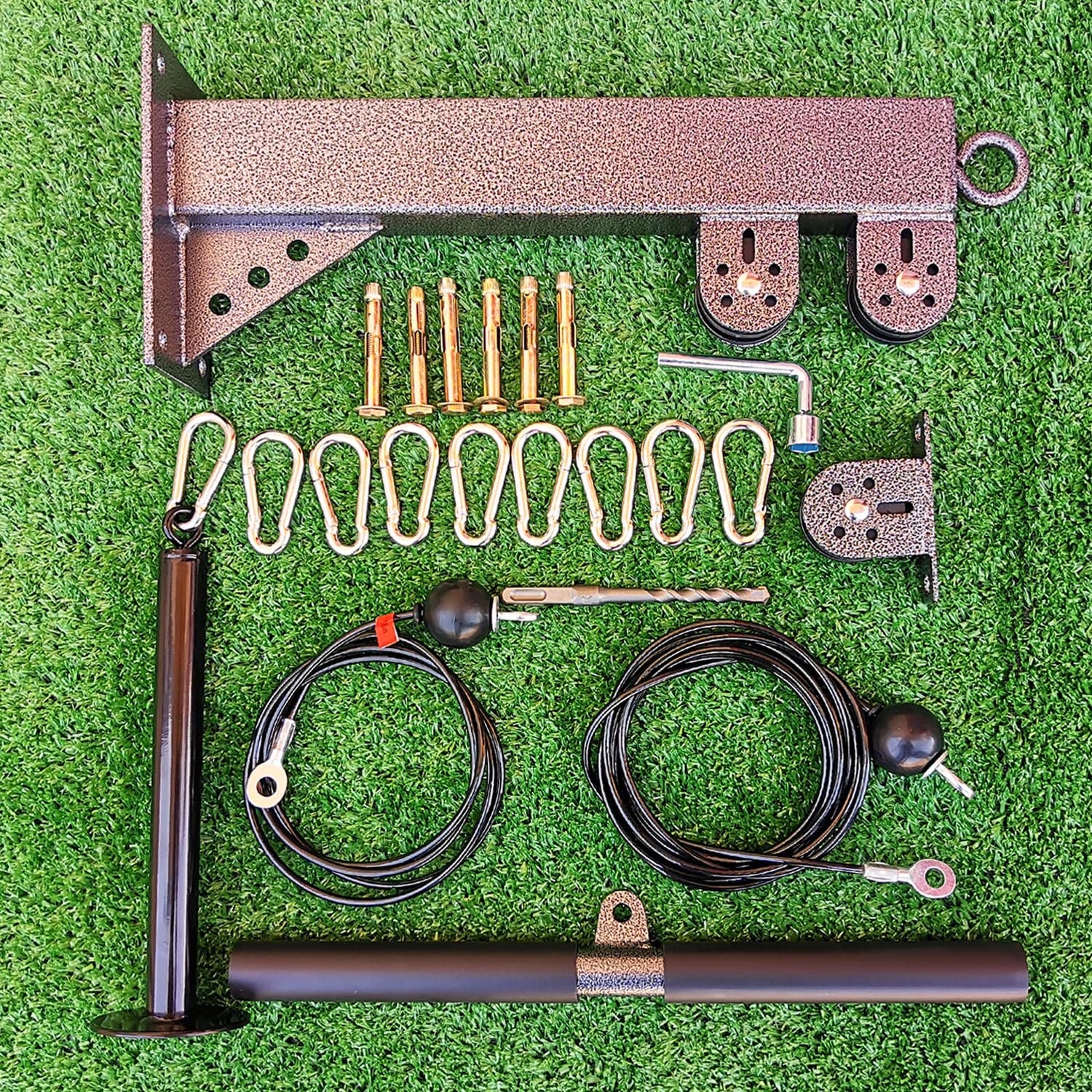 Snapklik.com : Fitness Wall Mount Pulley System, Weight Cable Pulley ...