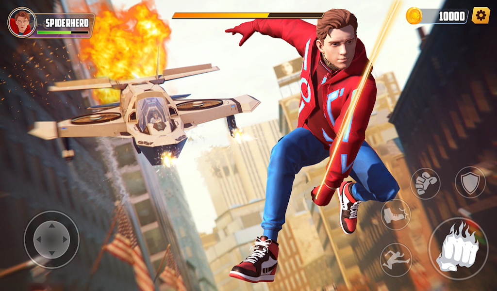 Real Spider Power Hero Amazing Fast Flying Spider Attack Game:Amazon.co ...