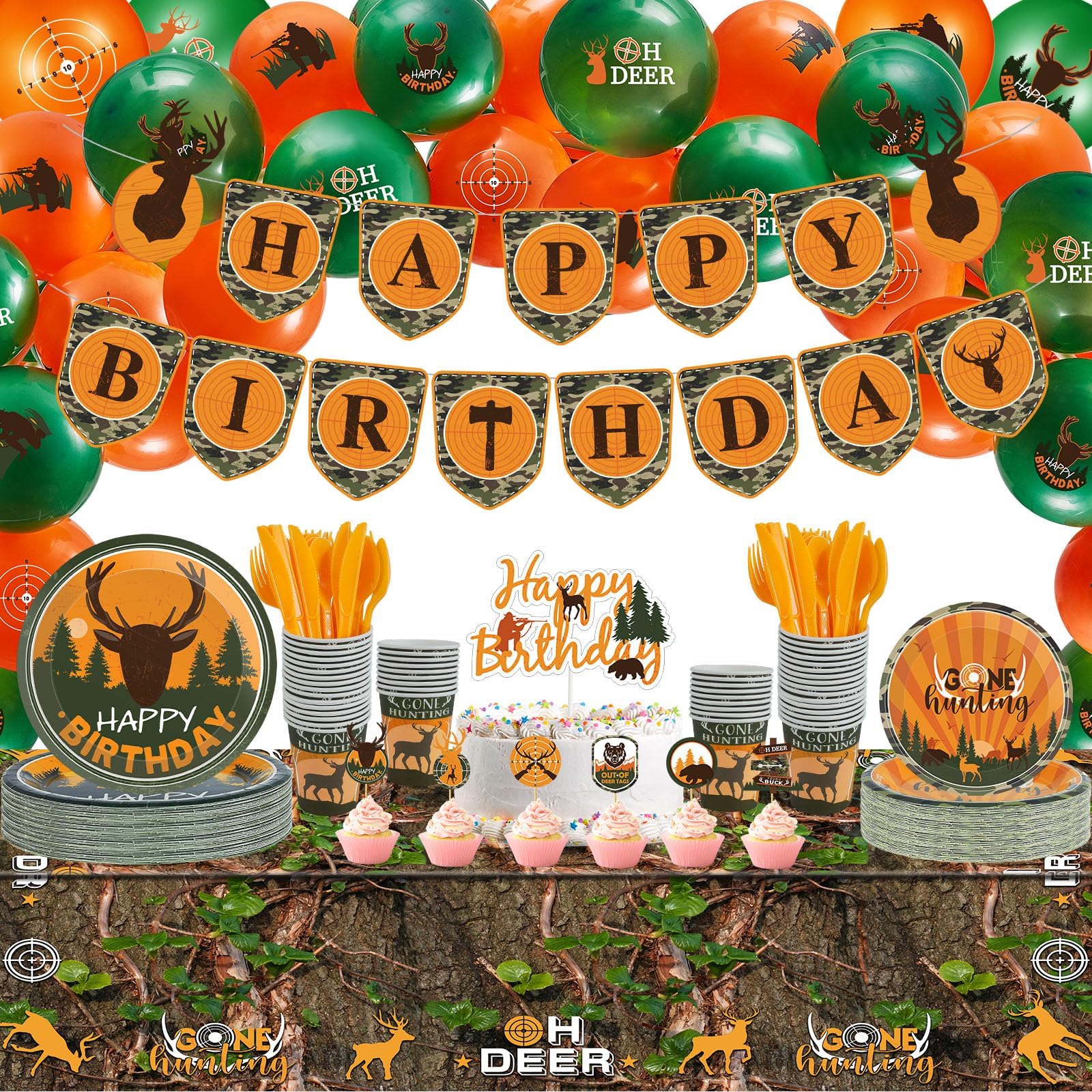 Amazon.com: Havercamp Duck Hunting Party Set for 16! Supplies include ...
