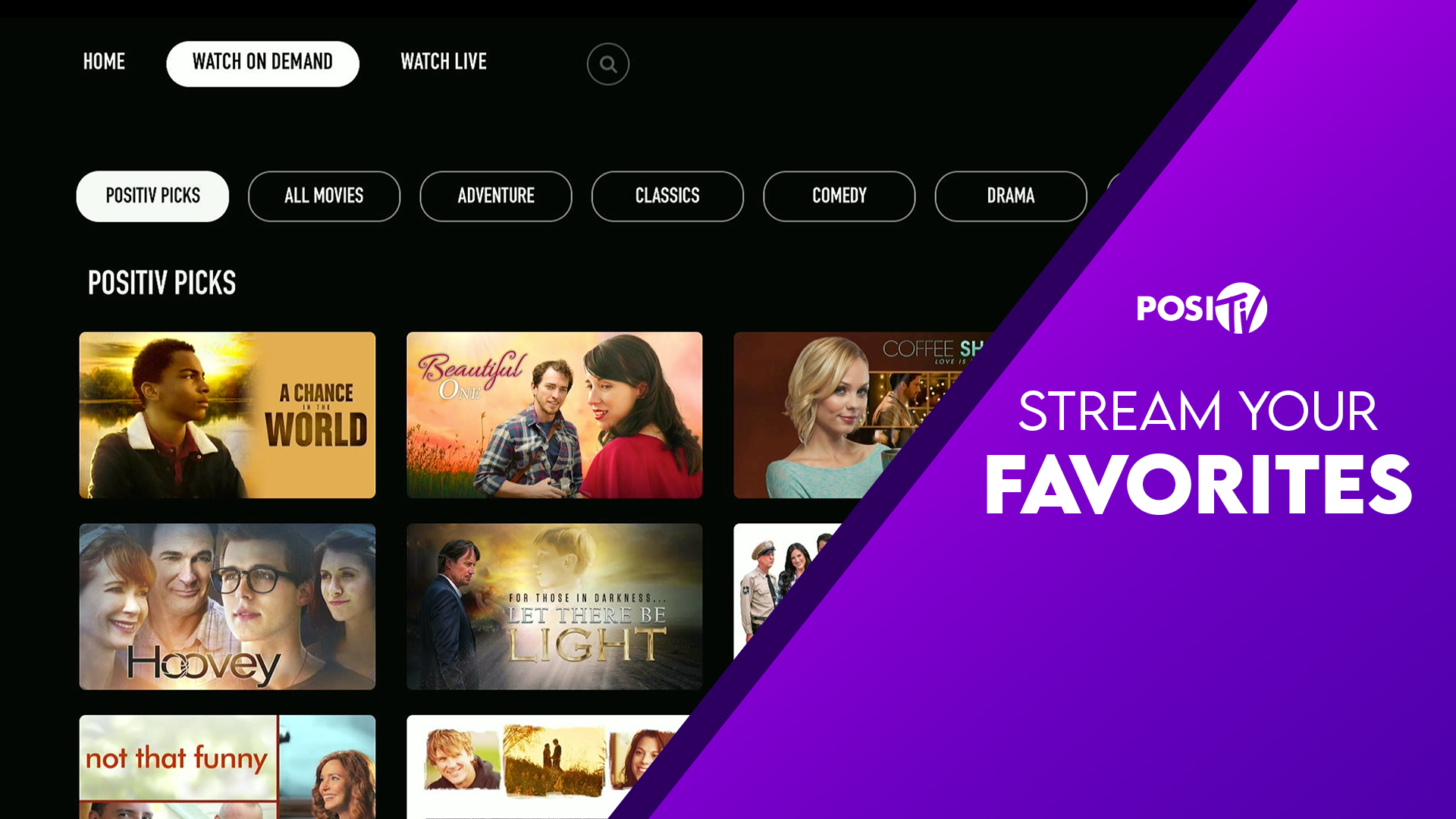 Positiv TV: Quality Entertainment You Can Trust - App on Amazon Appstore