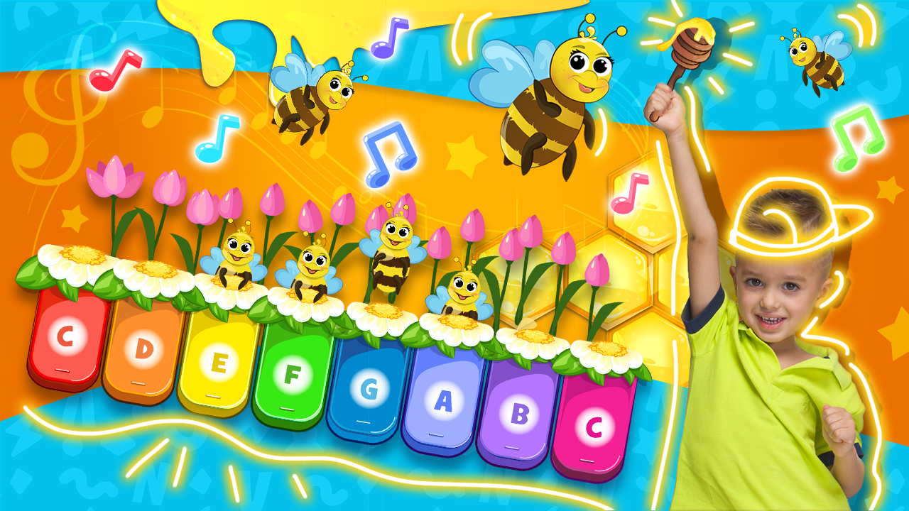 Vlad and Niki: Kids Piano. Music game for boys & girls. Learn to play ...
