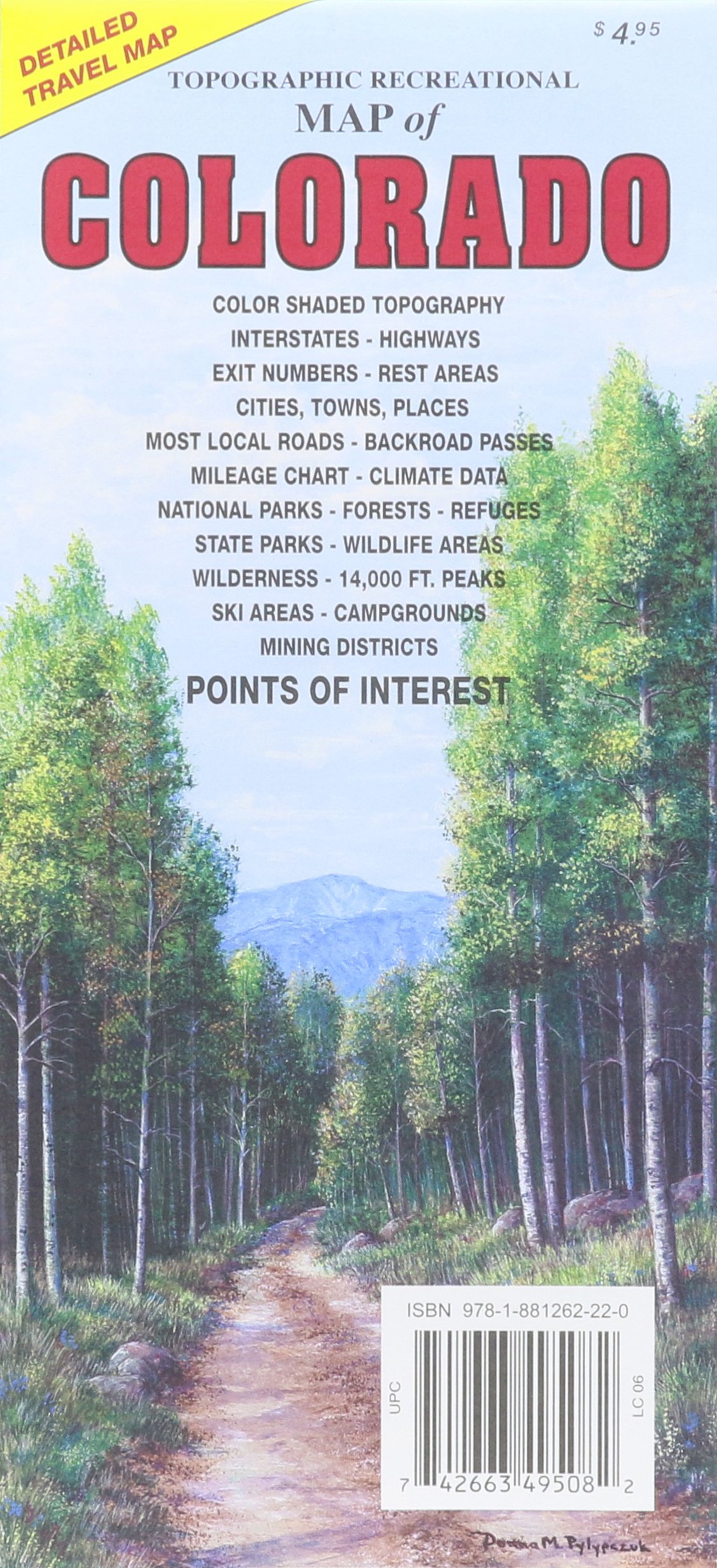 Topographic Recreational Map of Colorado: GTR Mapping, GTR Mapping, GTR ...