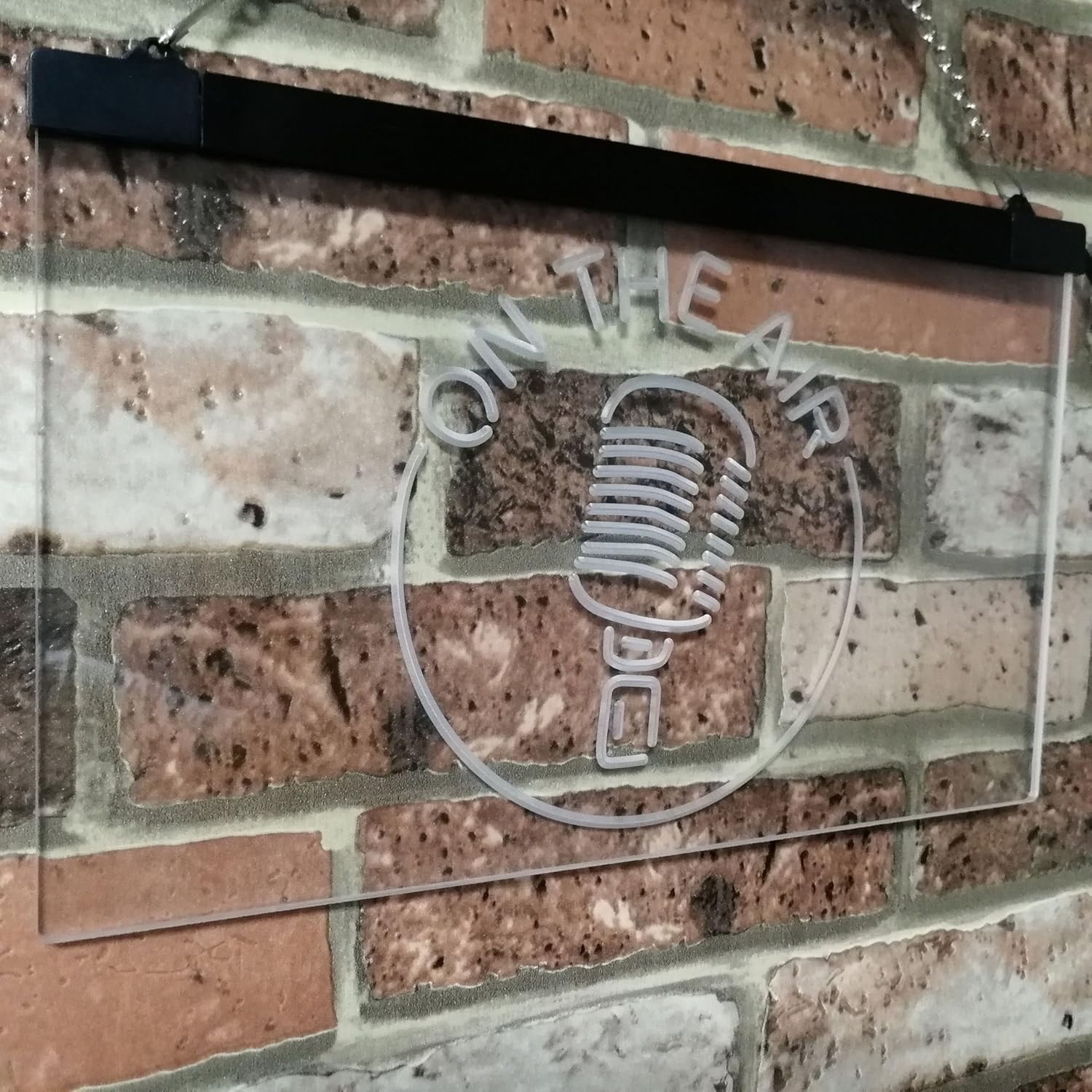 ADVPRO – cartel de neón para estudio de grabación, LED, con micrófono y rótulo On the air – Yaxa ...