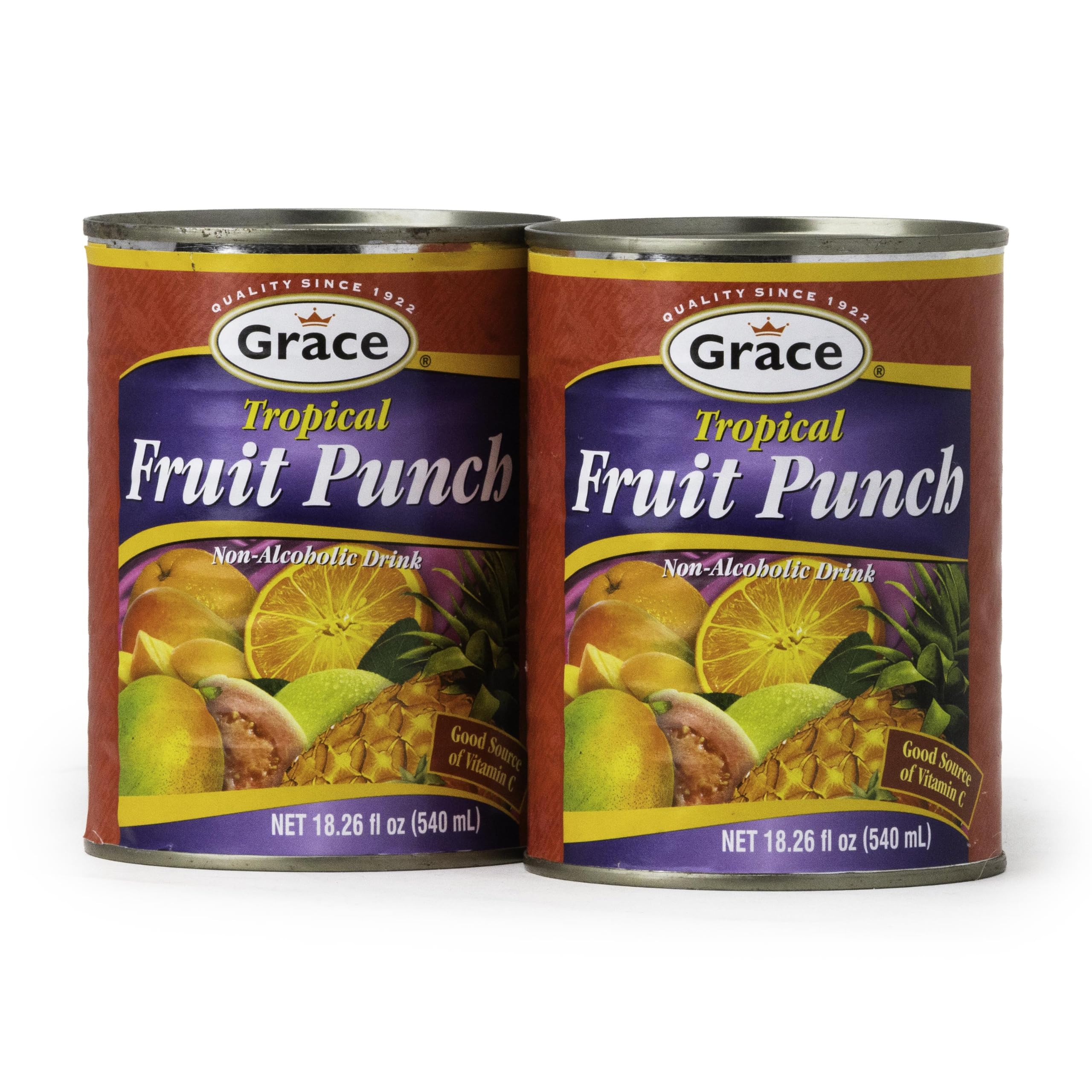 Snapklik.com : Grace Canned Tropical Fruit Punch, 18.26 Oz.