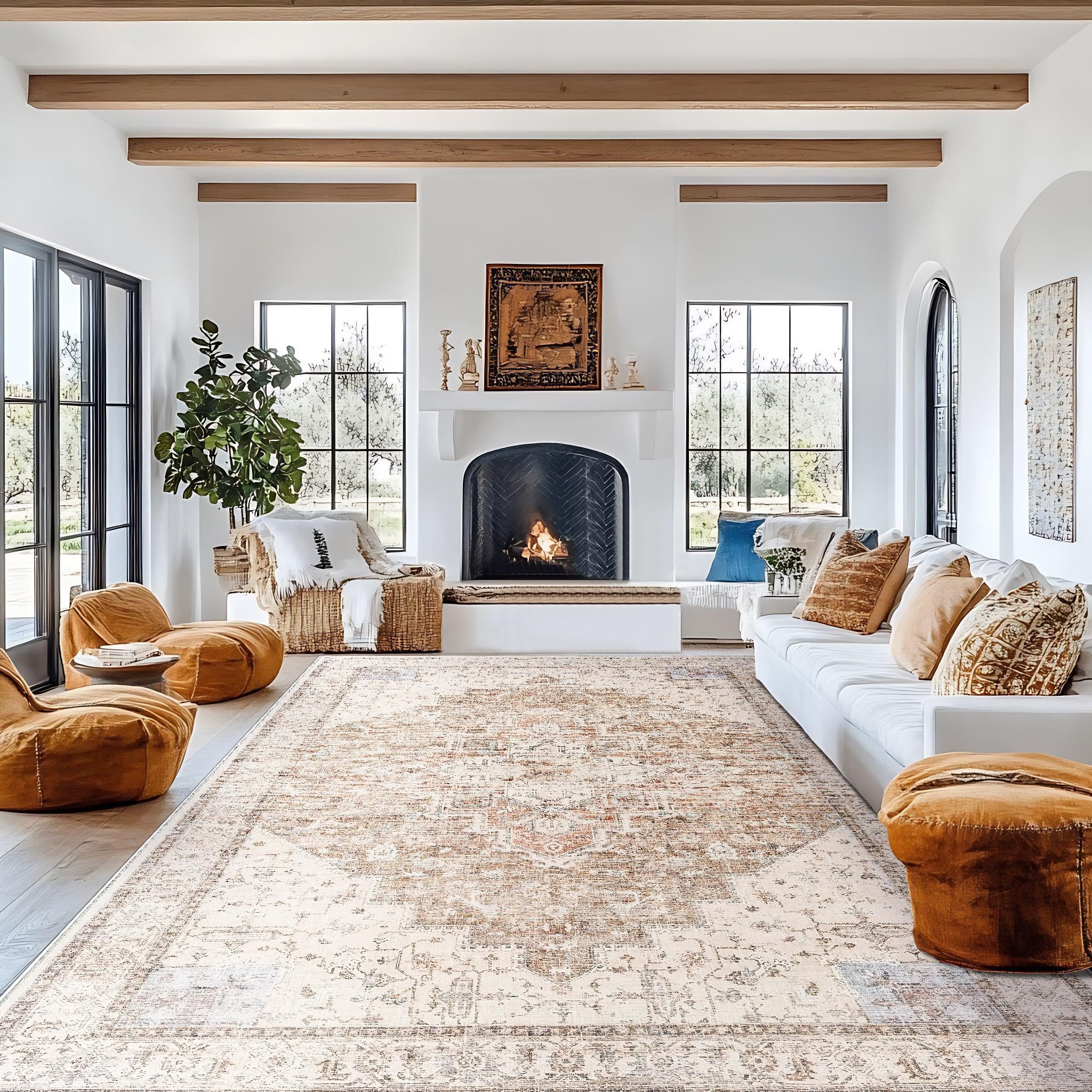 Farmhouse Rug Patterns Farmhouse Natural Herringbone Oak Brushed