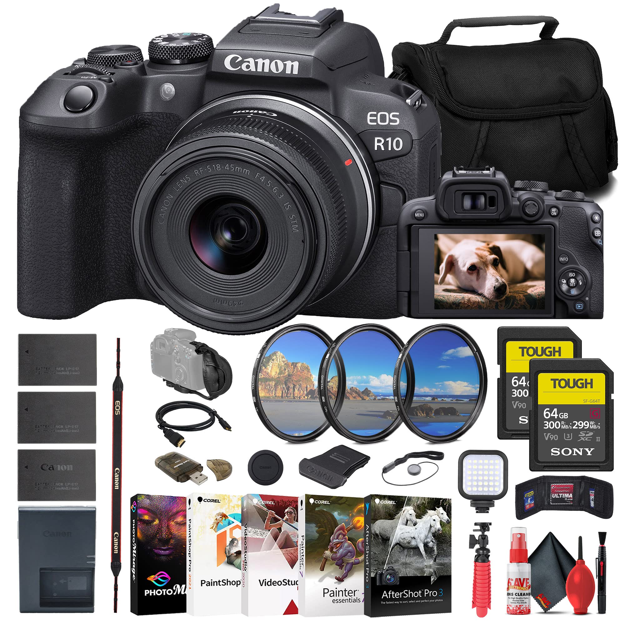 Amazon.com : Canon EOS R10 Mirrorless Camera with 18-45mm Lens ...