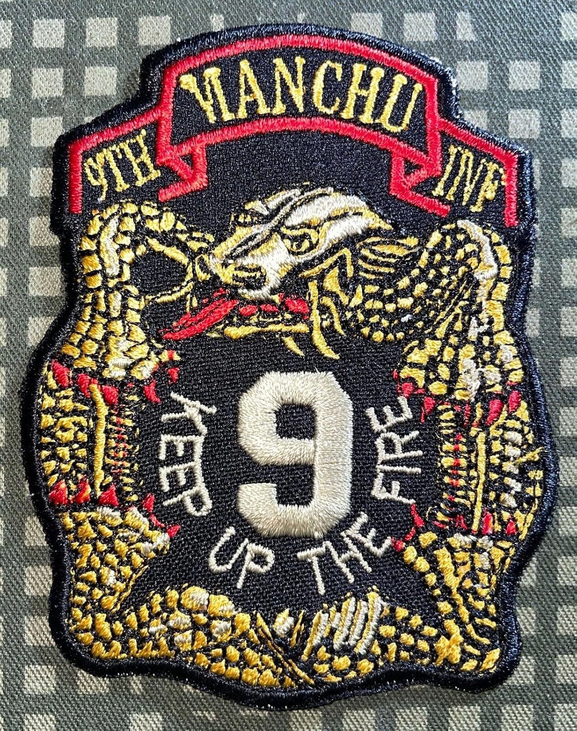 Amazon.com: United States Army 9Th Infantry Regiment Manchu Keep Up The ...