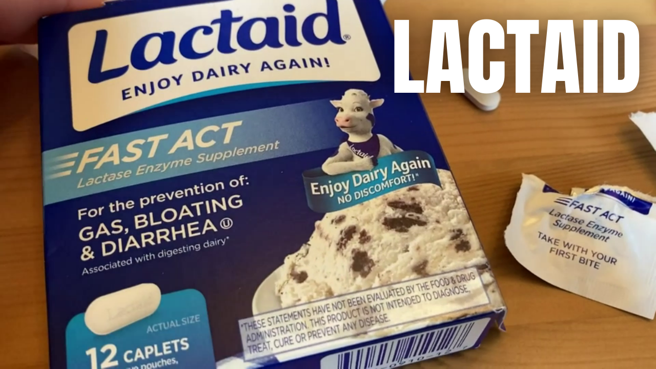 Watch Lactaid Lactose Intolerance Relief Caplets - Review on Amazon Live