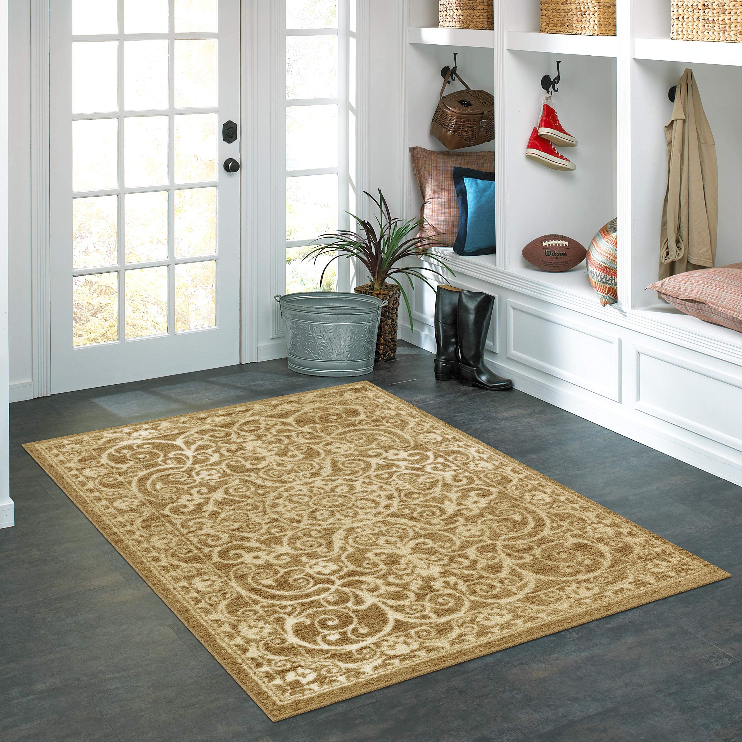 Maples Rugs Pelham Vintage Area Rugs for Living Room & Bedroom [Made in ...